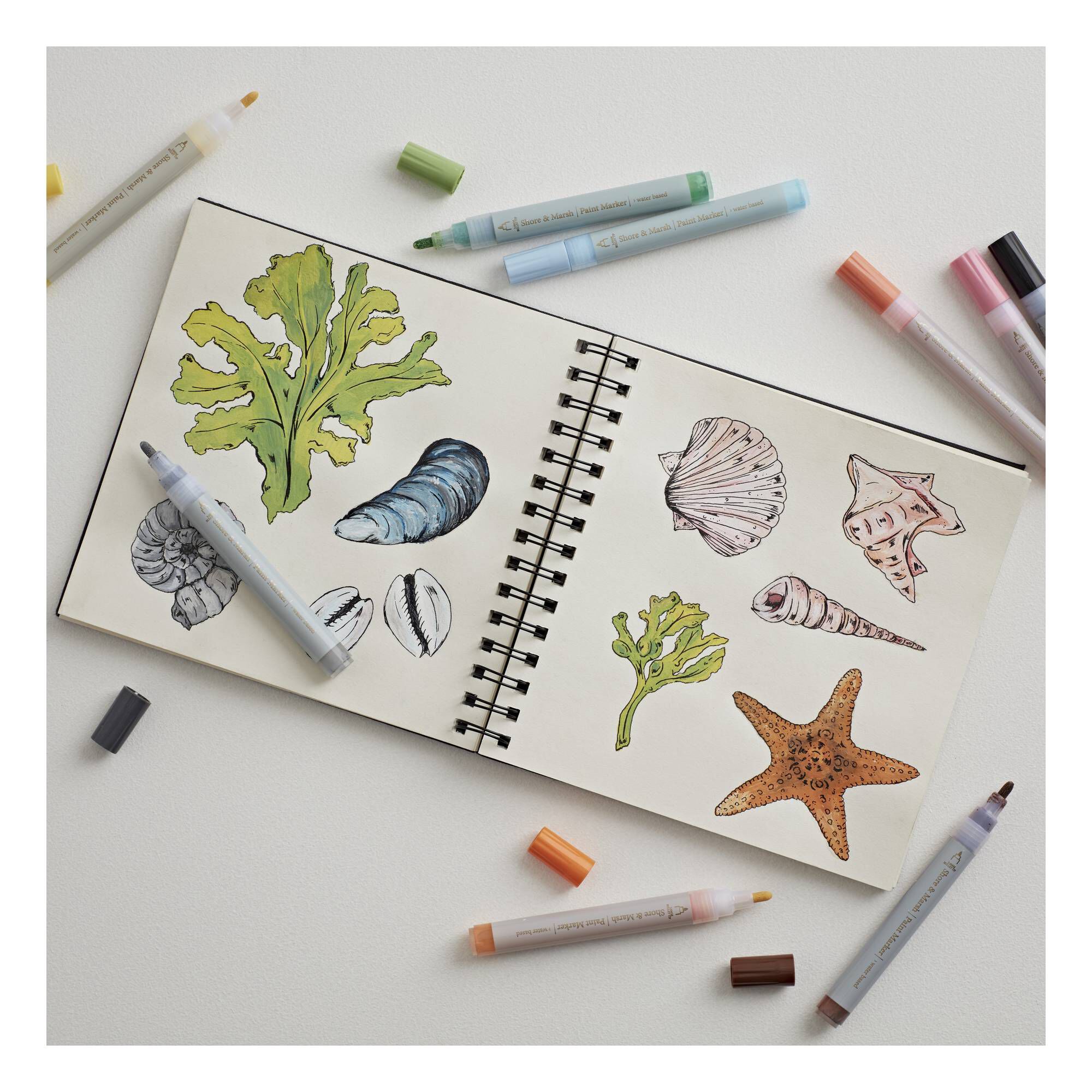 Shore & Marsh Square Hardback Sketchbook 50 Sheets | Hobbycraft