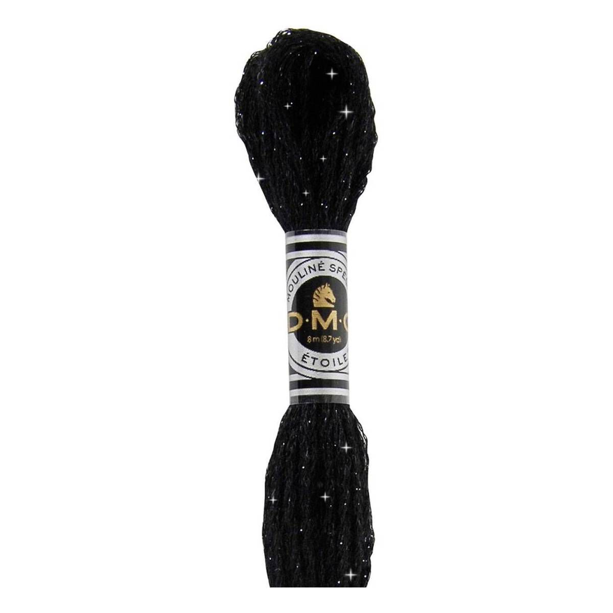 DMC Black Mouline Etoile Cotton Thread 8m (C310) | Hobbycraft