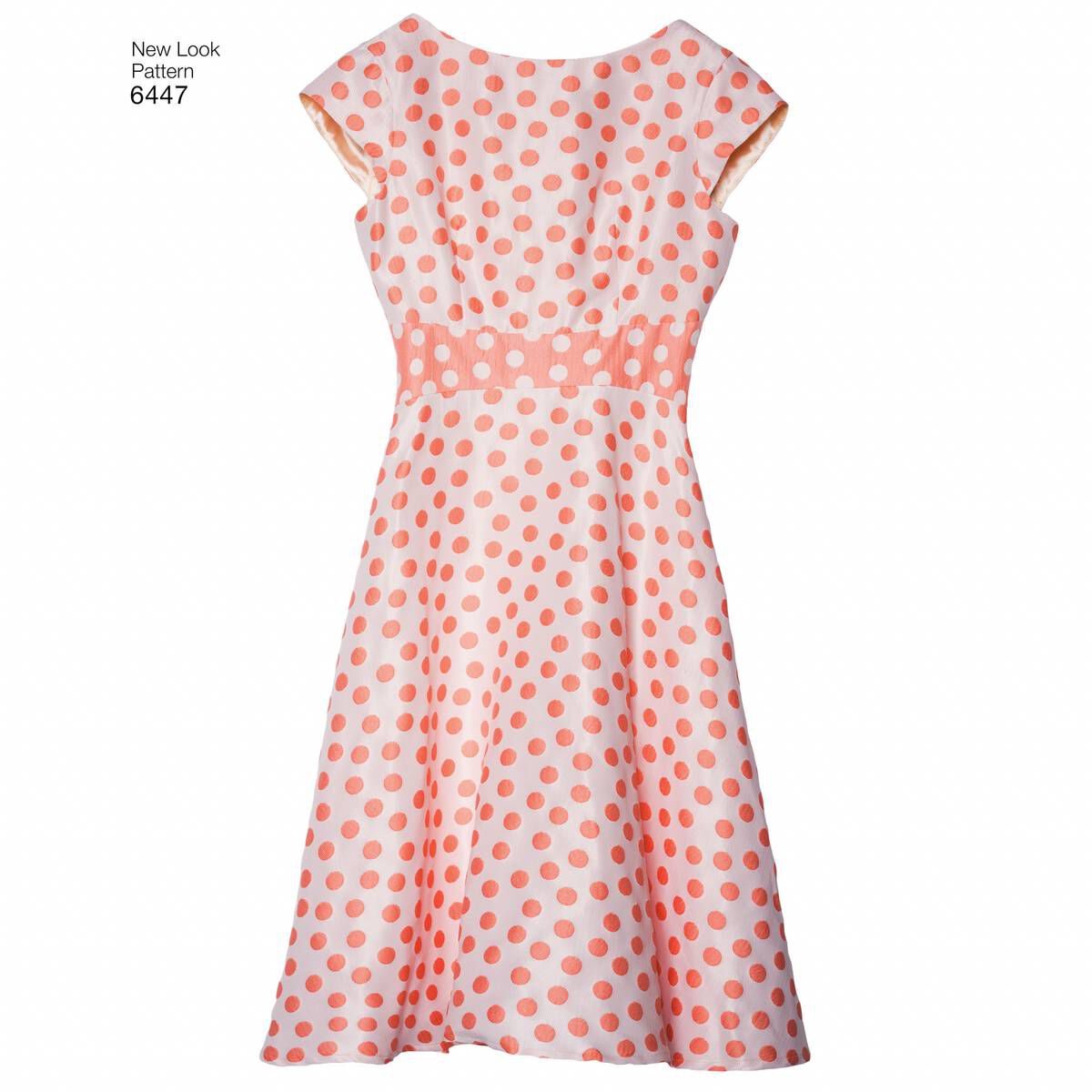 New Look Women's Dress Sewing Pattern 6447 | Hobbycraft