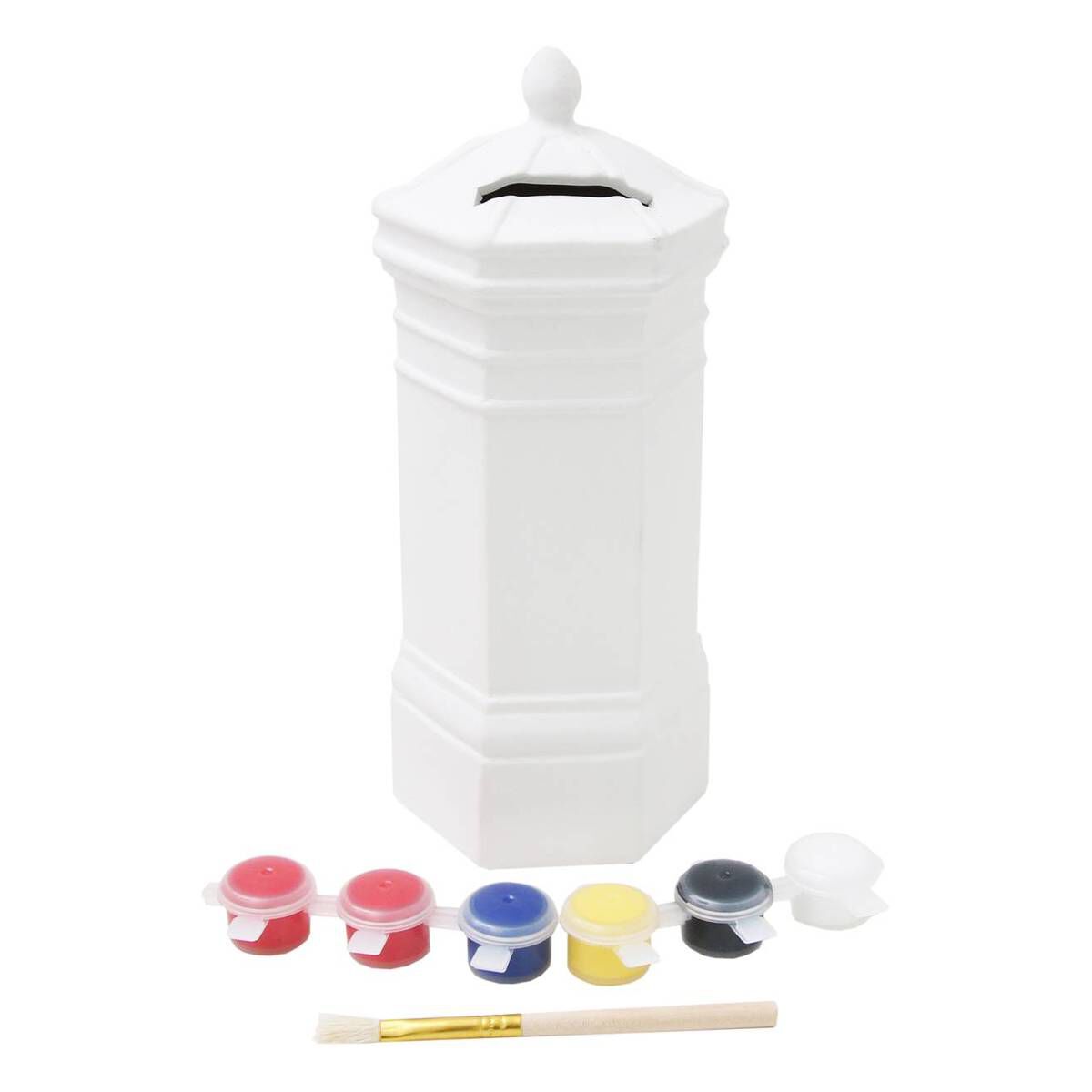 Paint Your Own Post Box Money Box | Hobbycraft