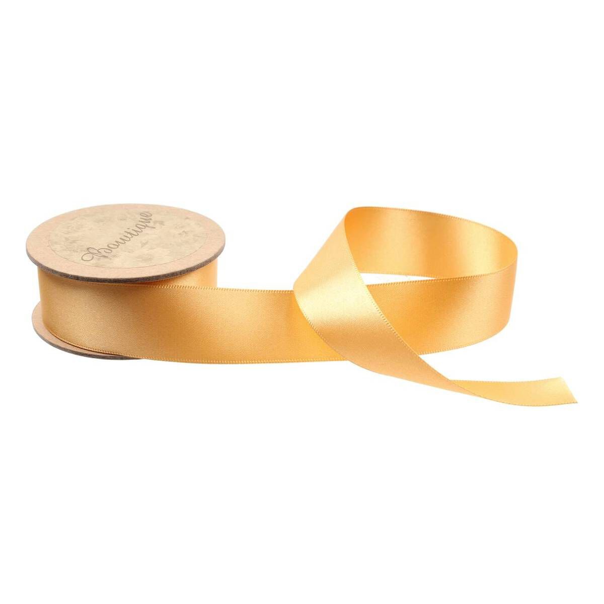 Gold Double-Faced Satin Ribbon 24mm x 5m | Hobbycraft
