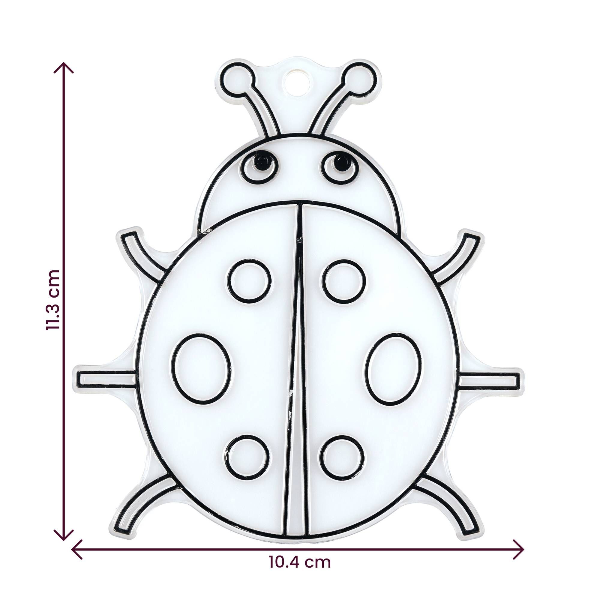 Ladybird Plastic Suncatcher | Hobbycraft