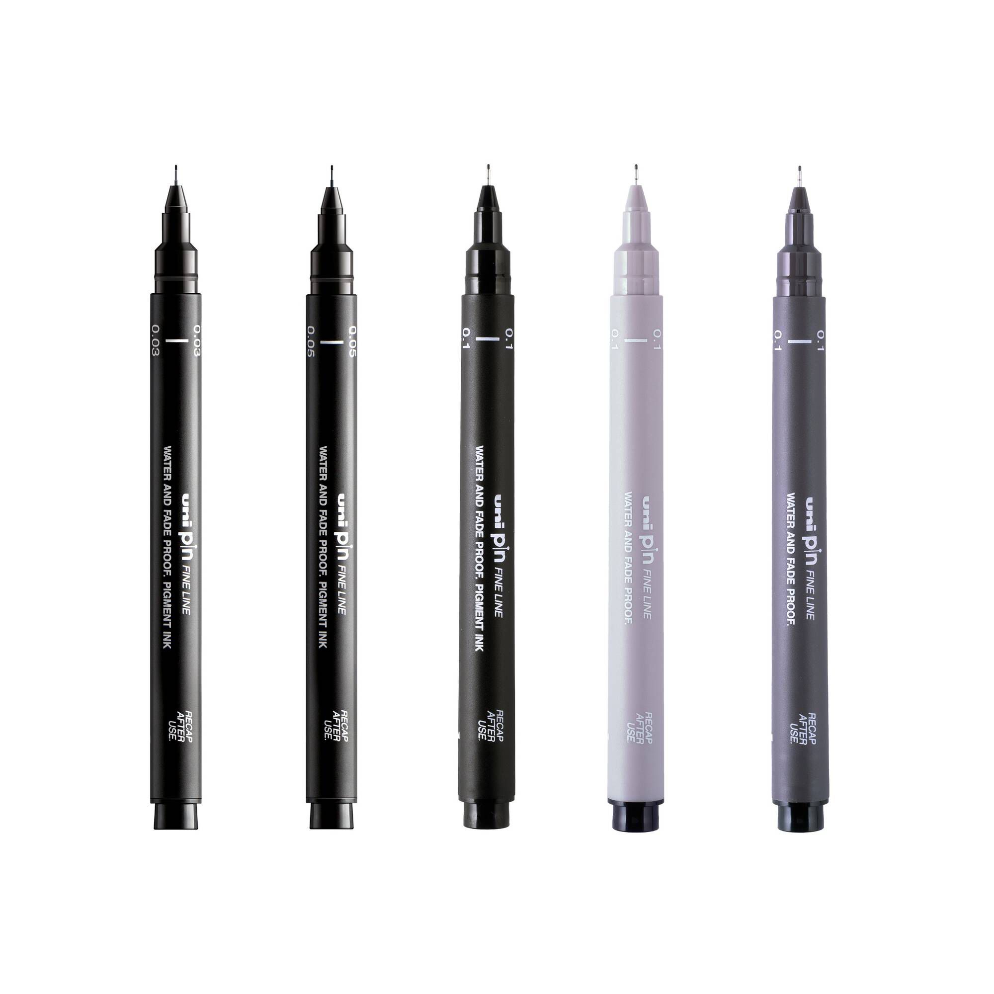 Uni-ball PIN Fine and Delicate Fineliners 5 Pack | Hobbycraft