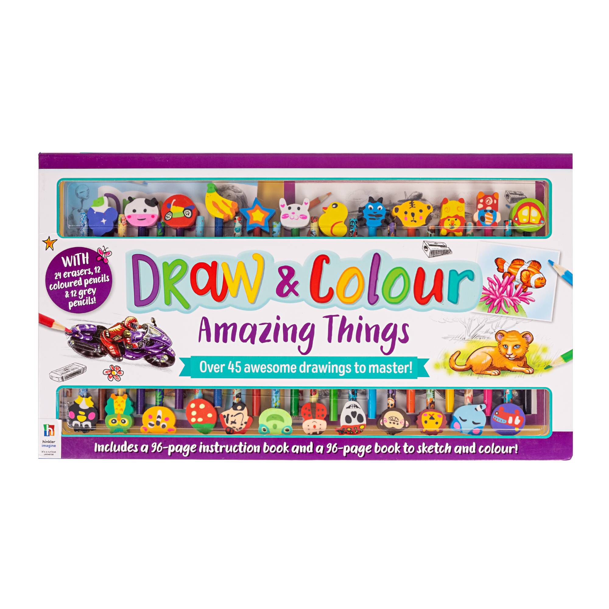Draw and Colour Amazing Things Set | Hobbycraft
