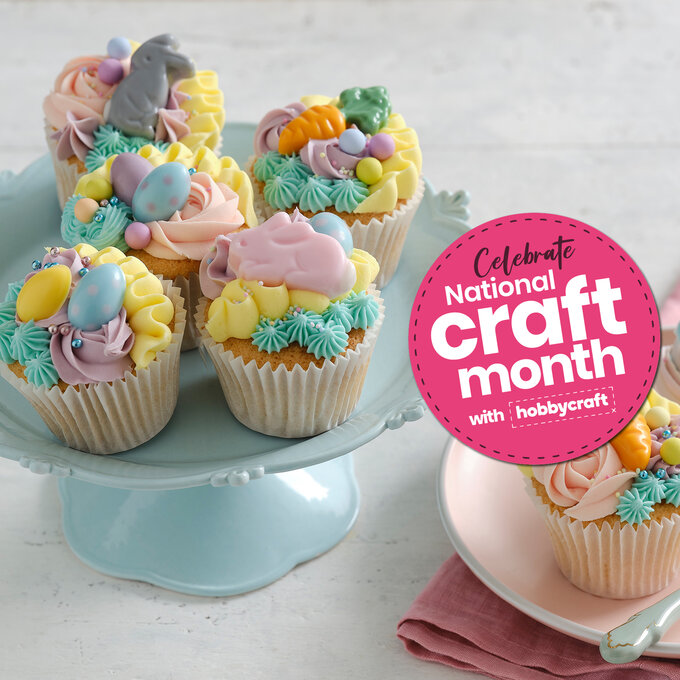 How to Decorate Pastel Easter Cupcakes | Hobbycraft