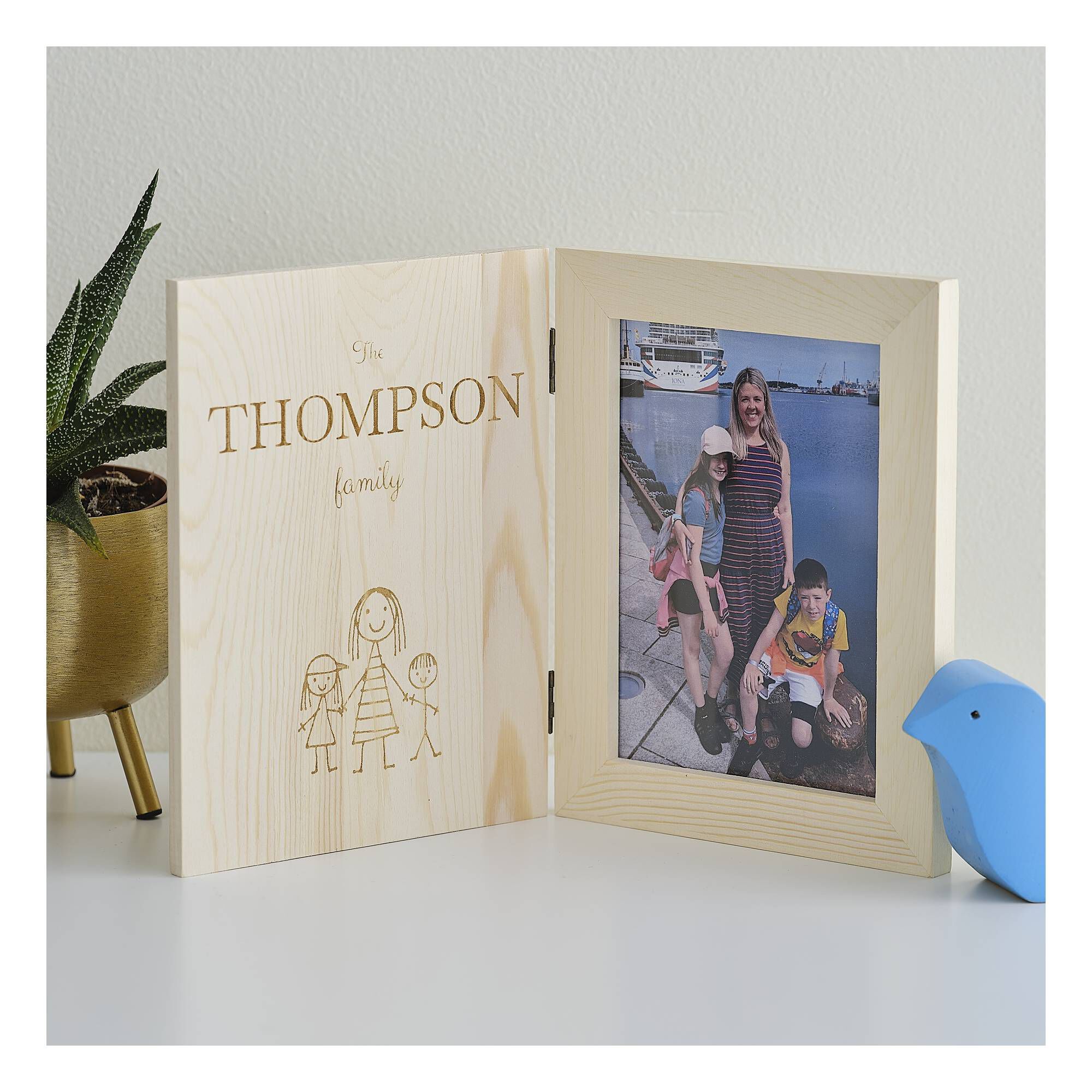 Wooden Book Frame 22cm x 17cm | Hobbycraft