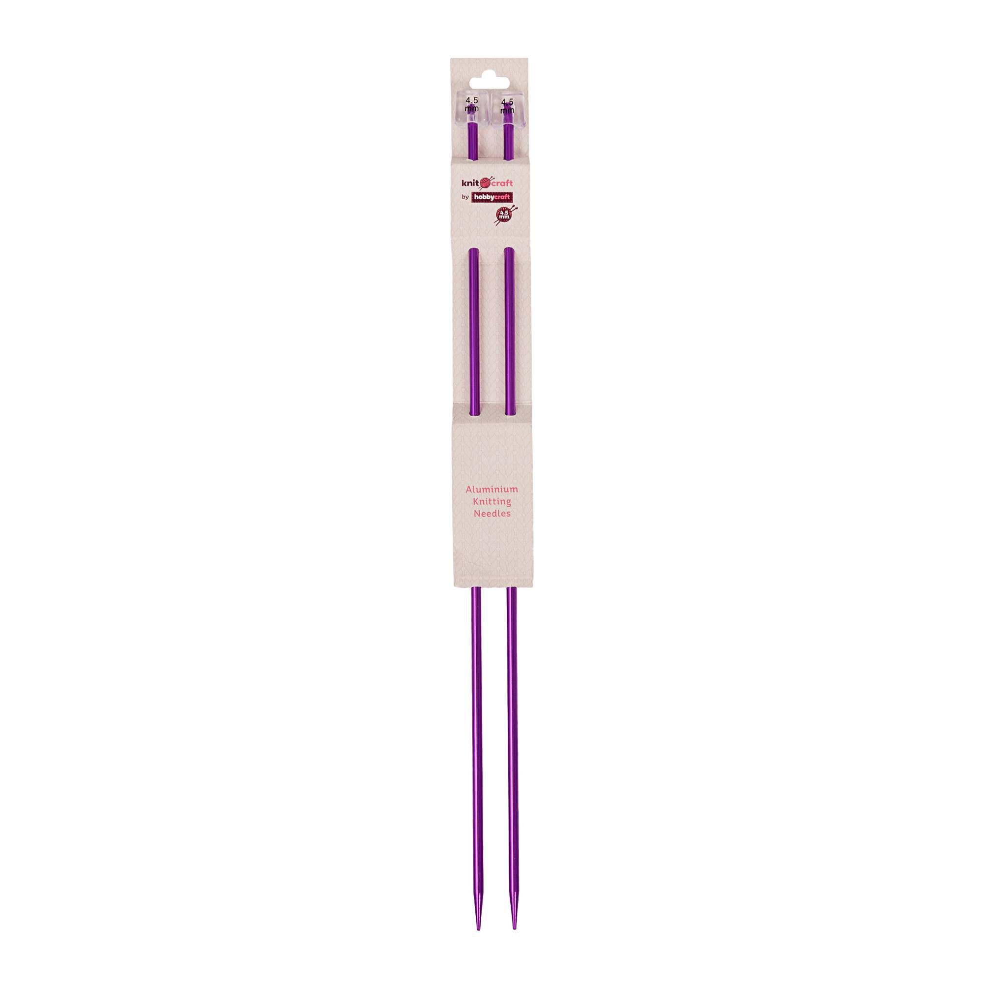 Knitcraft Purple Knitting Needles 4.5mm | Hobbycraft