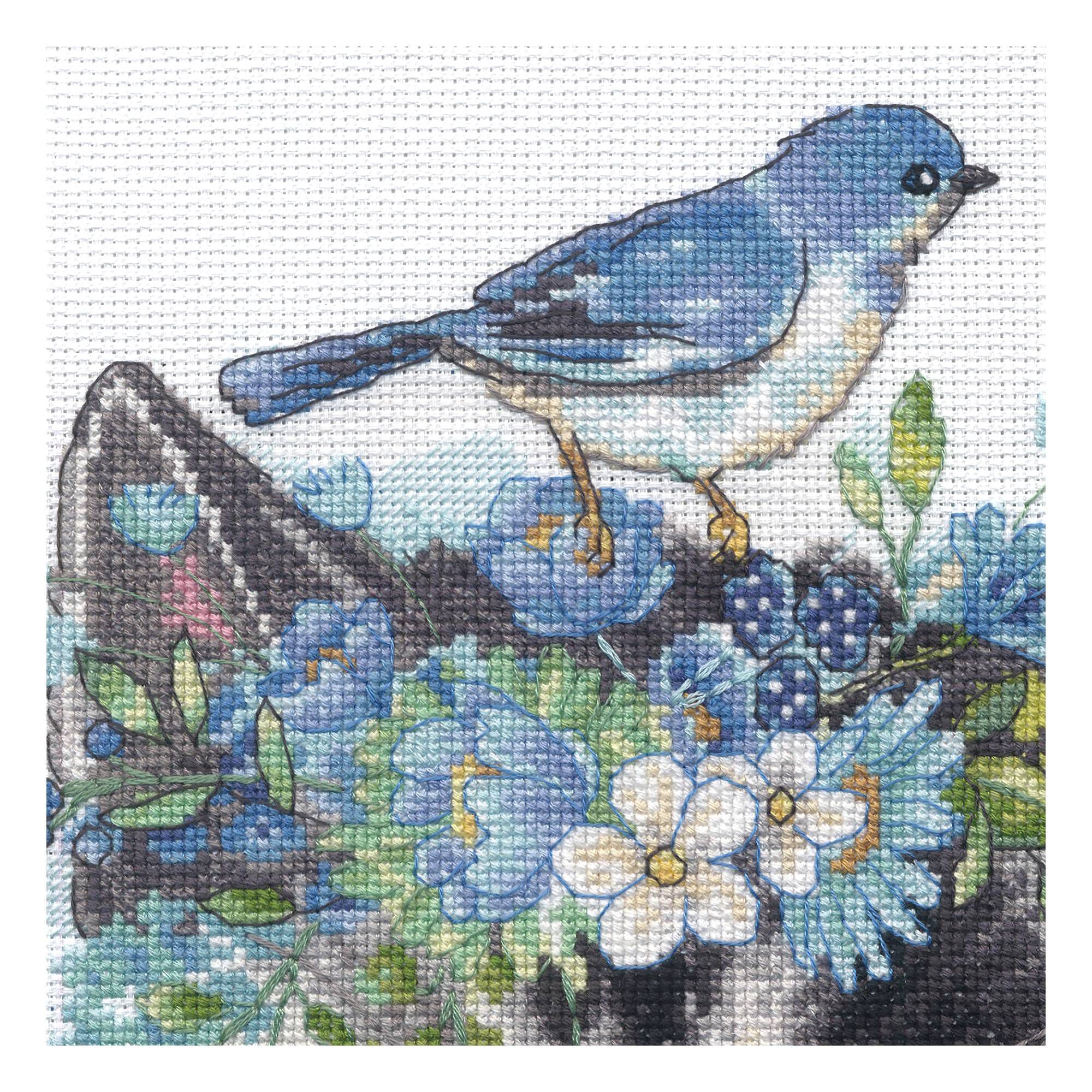 Dimensions Floral Crown Cat Counted Cross Stitch Kit 23cm x 32cm ...