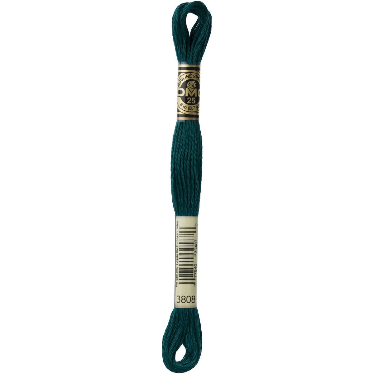 DMC Blue Mouline Special 25 Cotton Thread 8m (3808) | Hobbycraft