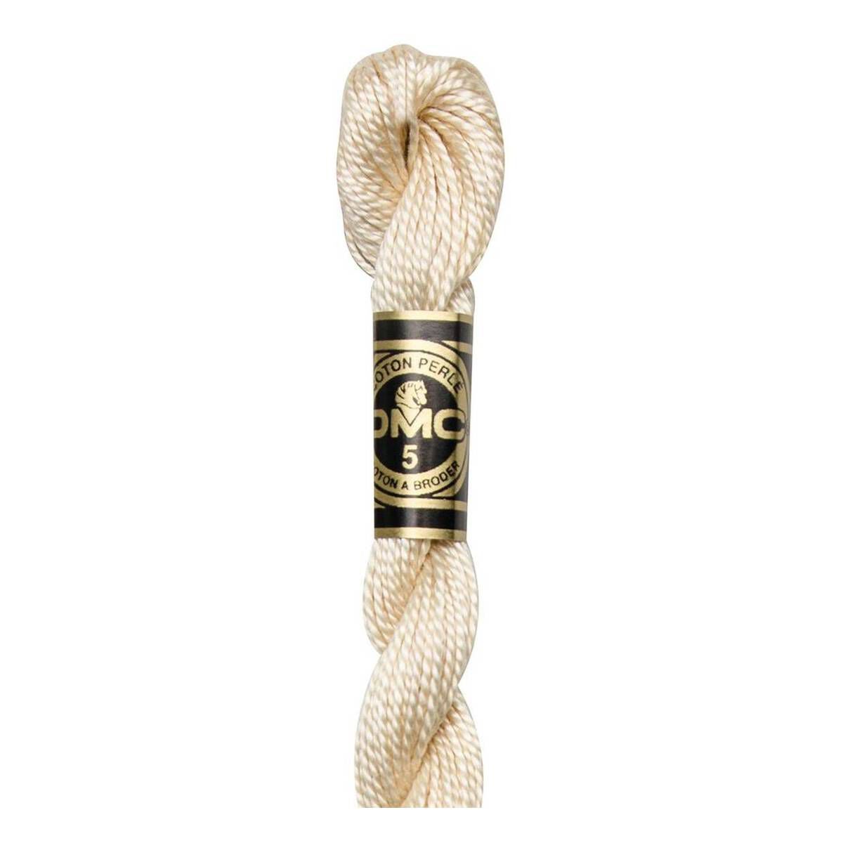 DMC Cream Pearl Cotton Thread Size 5 25m (739) | Hobbycraft