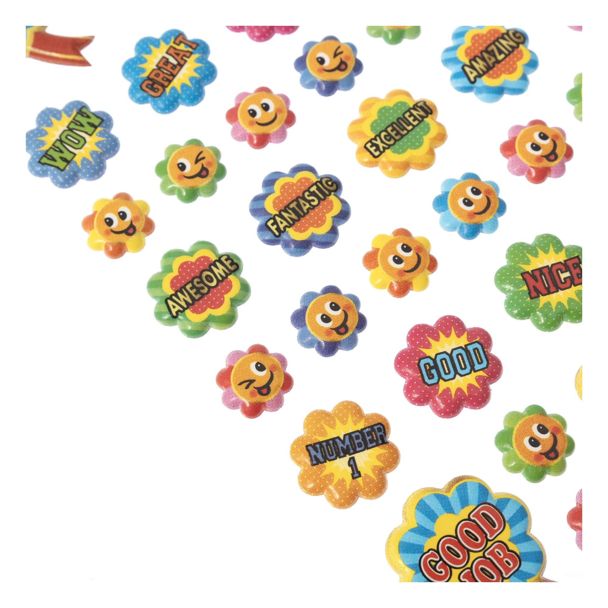 Flower Reward Puffy Stickers | Hobbycraft