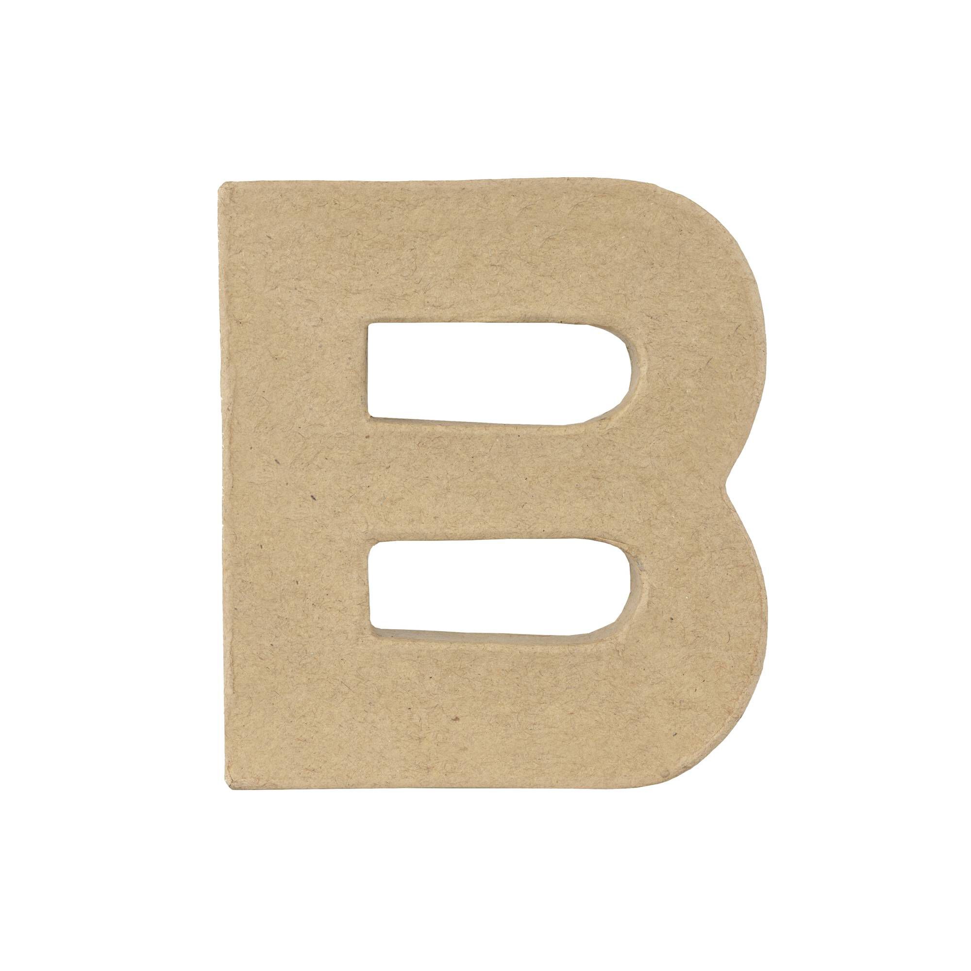 Mini Mache Letter B 10cm | Hobbycraft