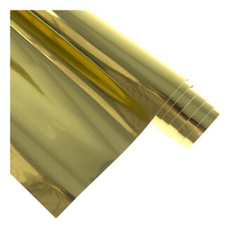 Metallic Gold Glossy Permanent Vinyl 12 x 48 Inches | Hobbycraft