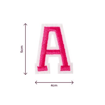 Pink Alphabet Fabric Letters 26 Pack | Hobbycraft