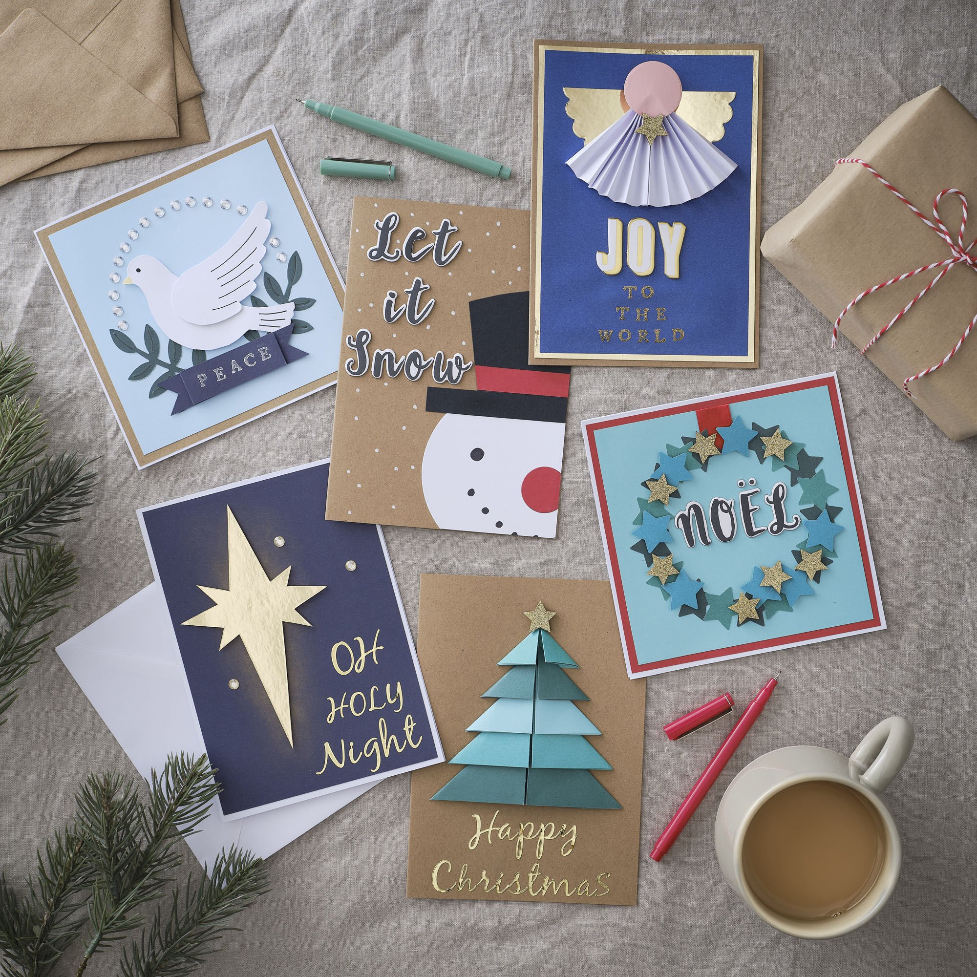 6 Simple Christmas Card Ideas to Make | Hobbycraft