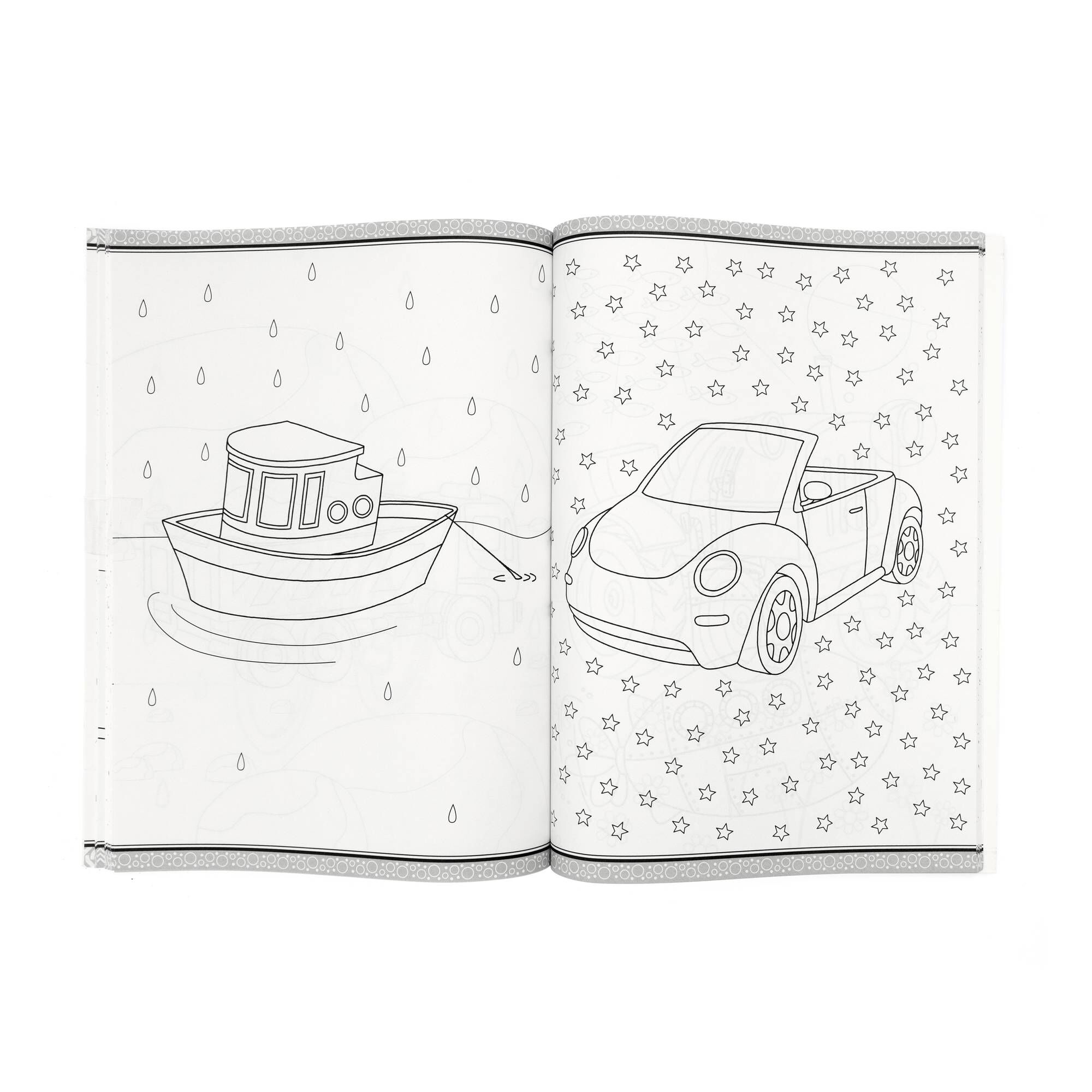 Things That Go Mega Colouring Book | Hobbycraft