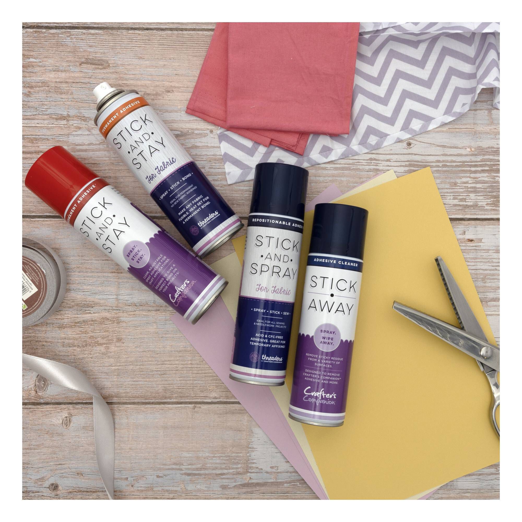 Crafter’s Companion Stick and Spray Mounting Adhesive 250ml | Hobbycraft