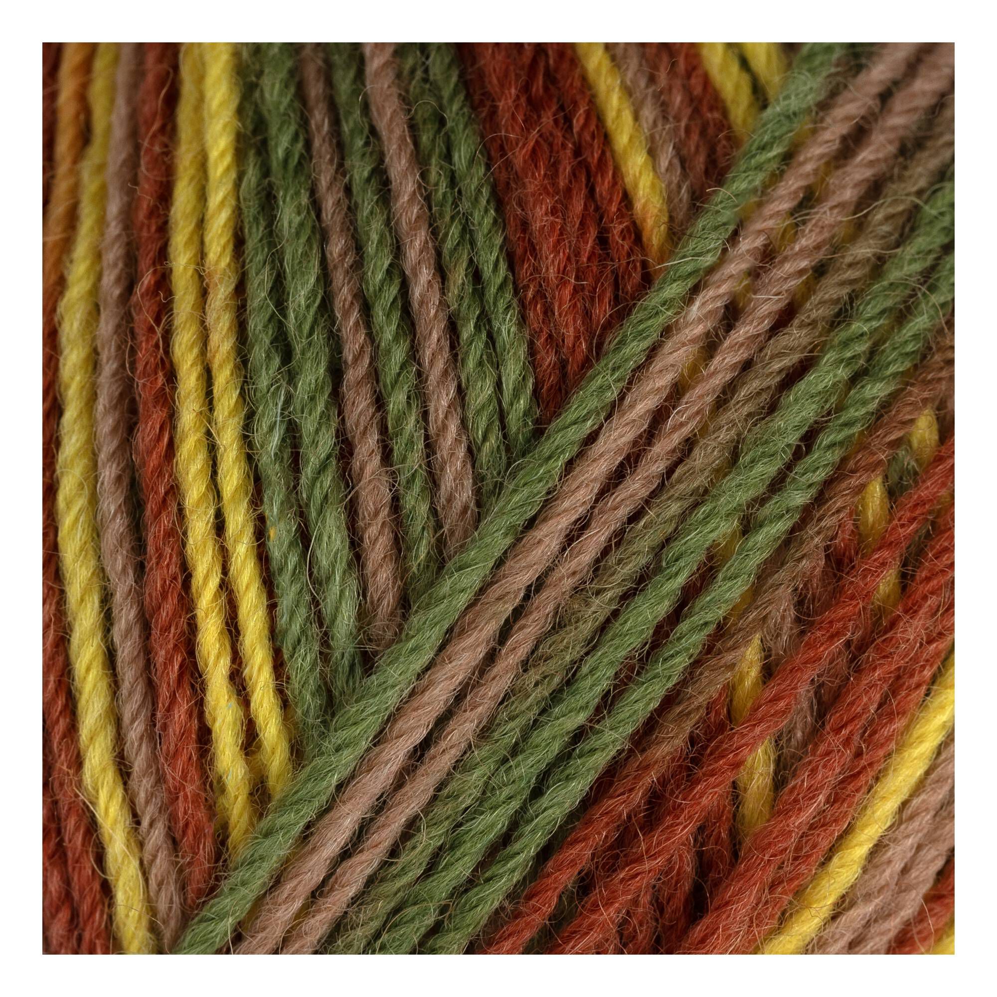 Knitcraft Rust Stripe The Perfect Pair Yarn 100g | Hobbycraft