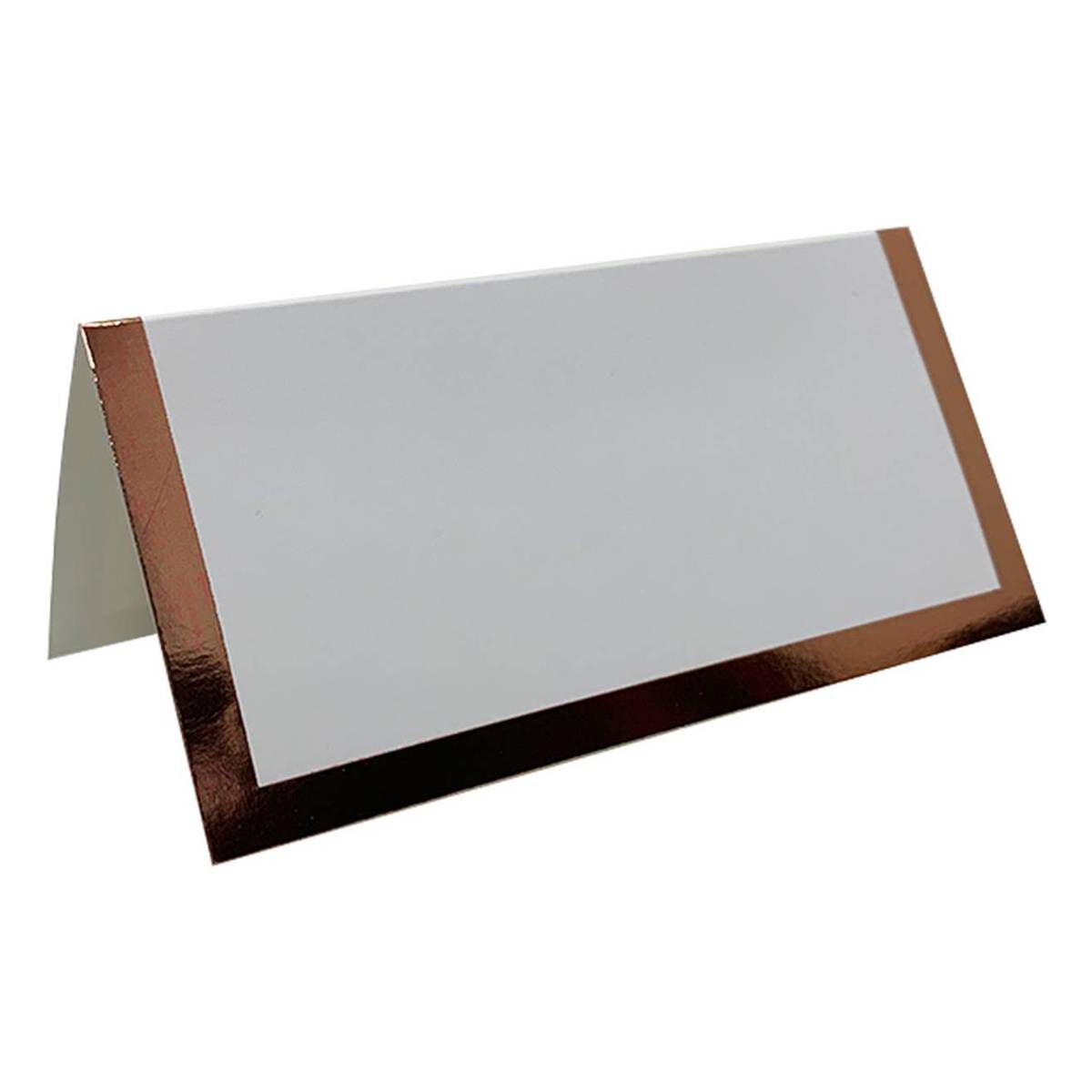 Rose Gold Border Place Cards 10 Pack | Hobbycraft
