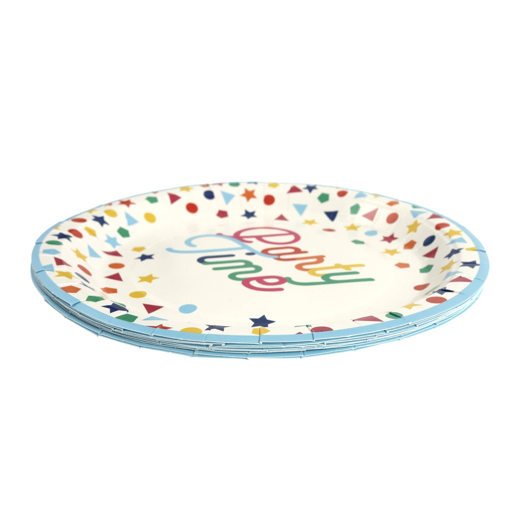 Rainbow Celebration Paper Plates 8 Pack | Hobbycraft