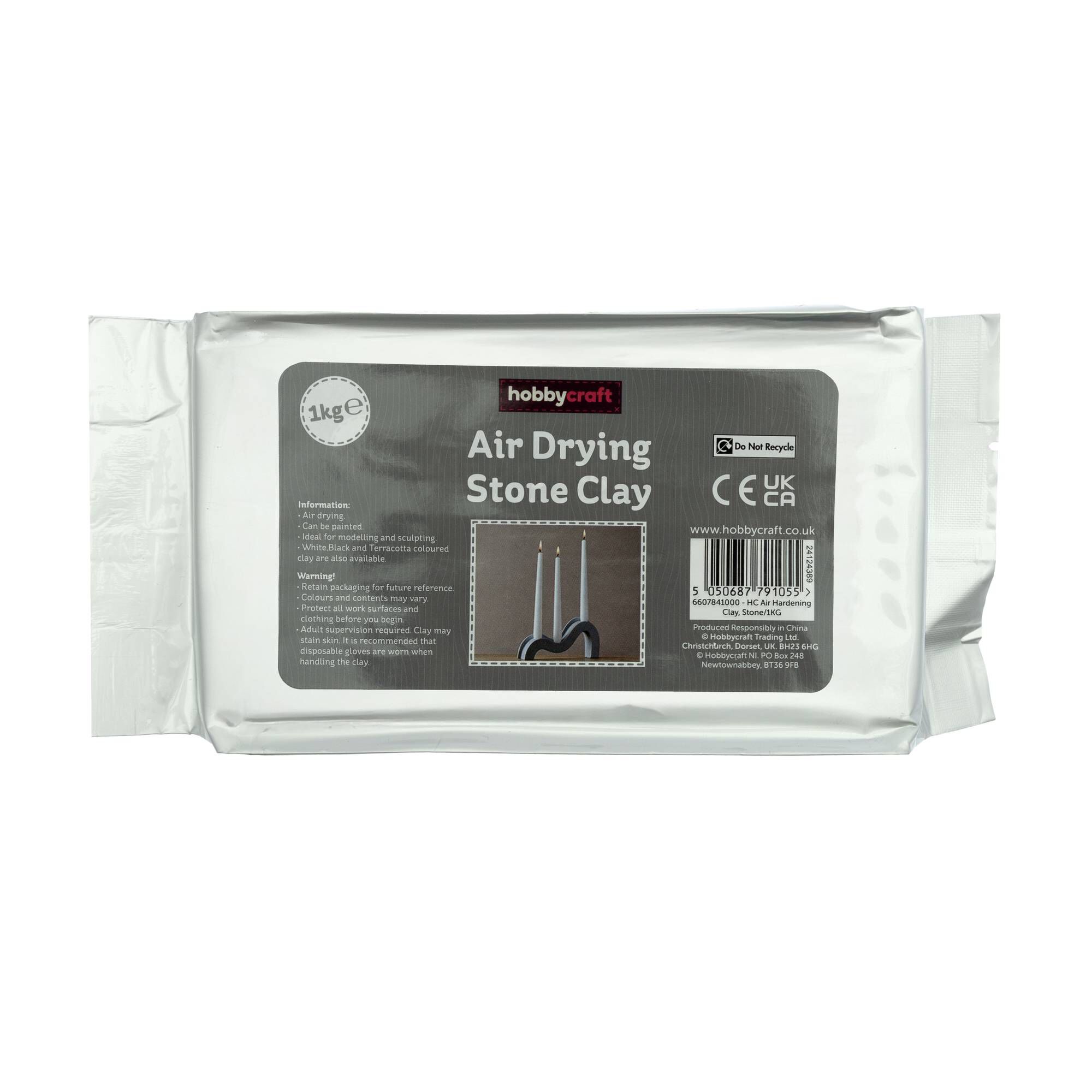 Stone Effect Air Drying Clay 1kg | Hobbycraft