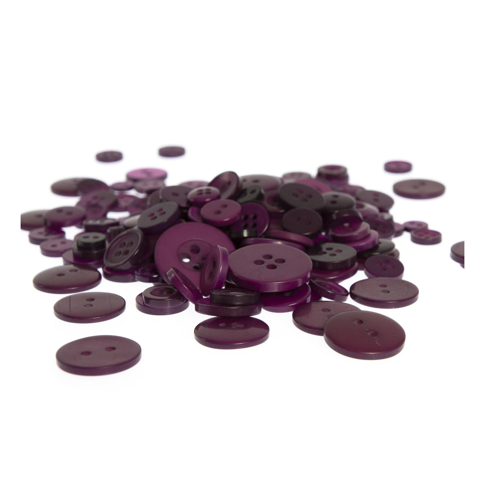 Purple Buttons Pack 50g | Hobbycraft