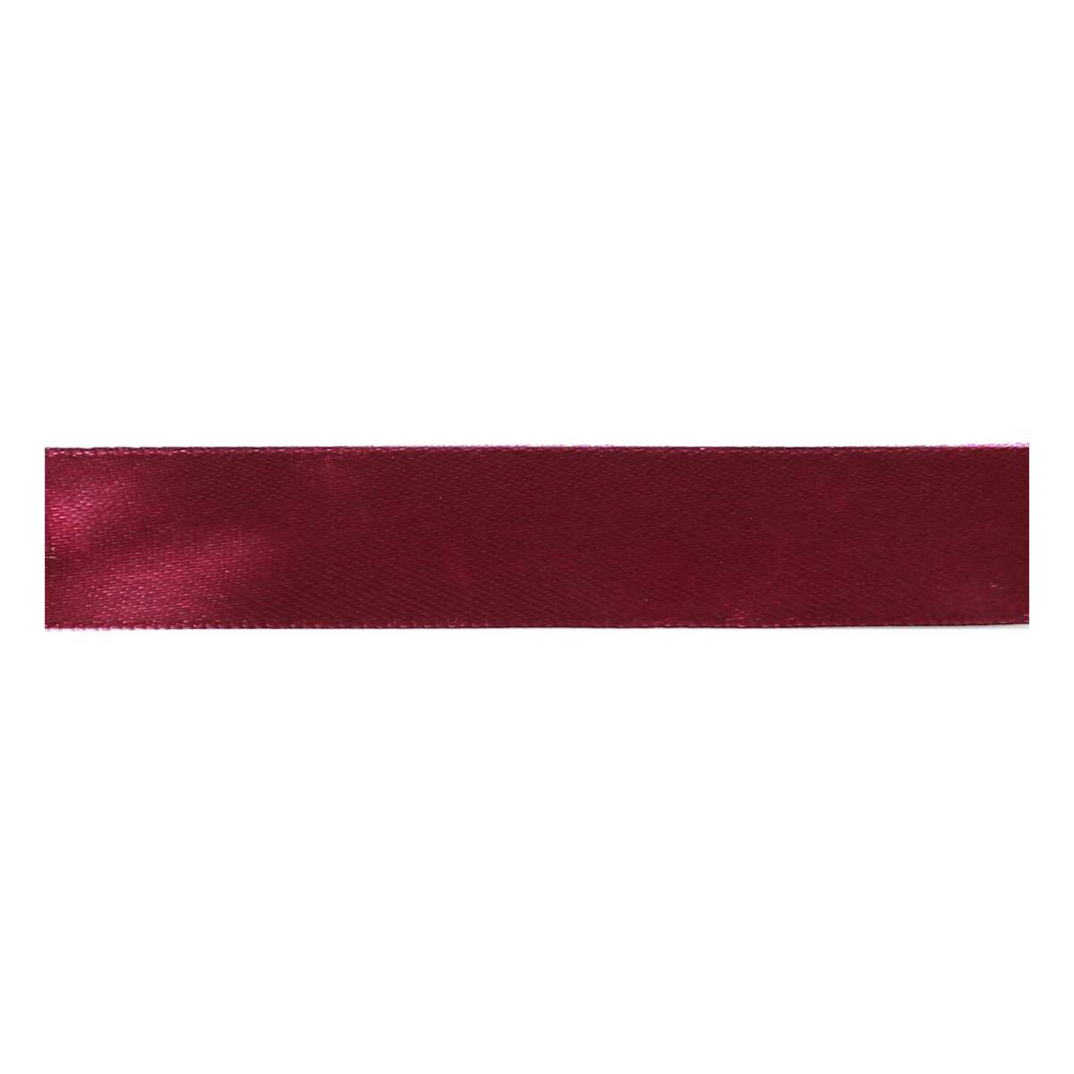 Wine Satin Ribbon 20mm x 15m | Hobbycraft