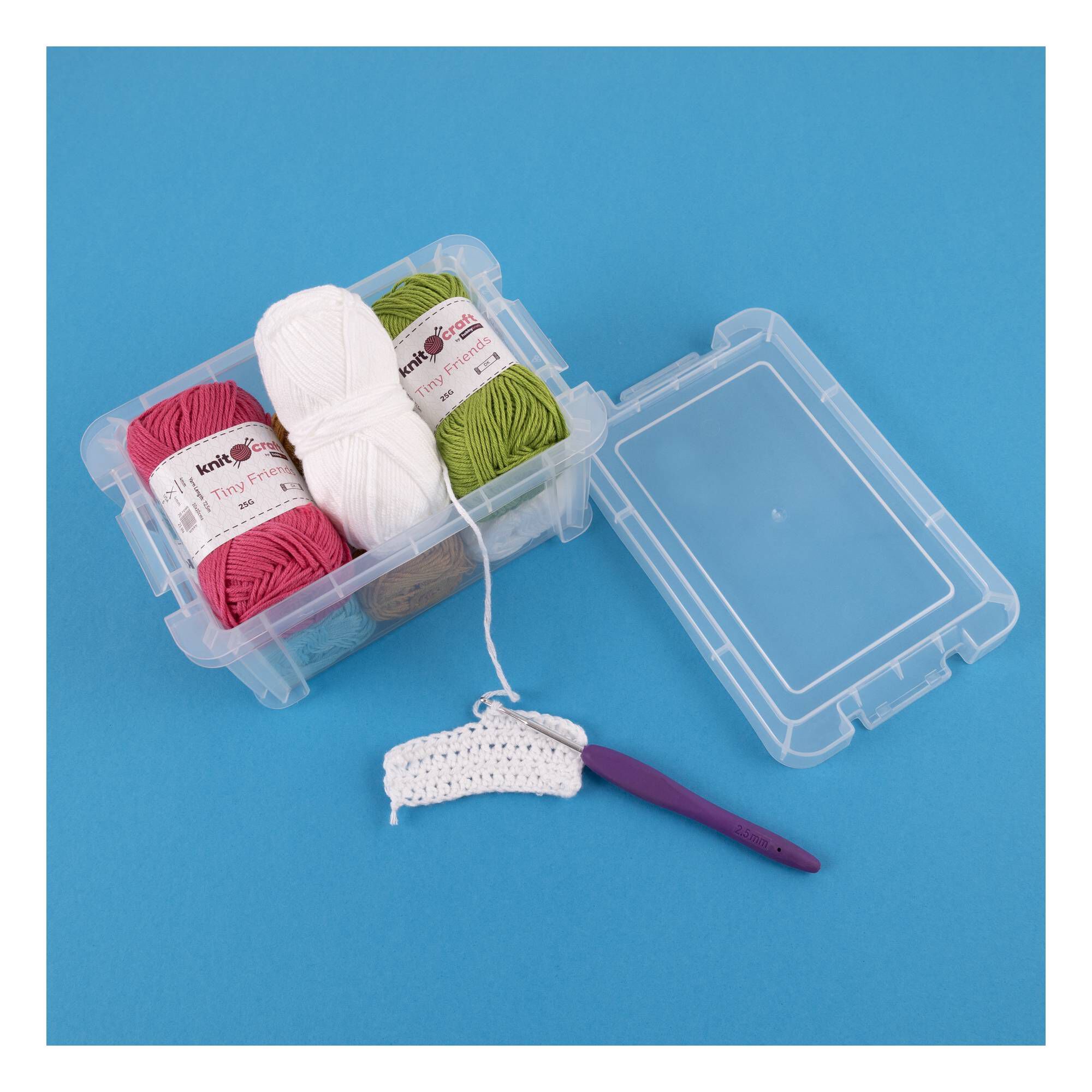 Whitefurze Allstore 1 Litre Clear Storage Box | Hobbycraft