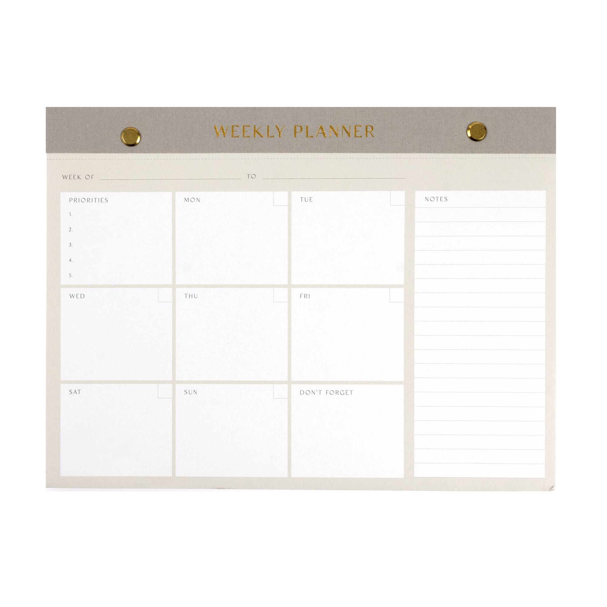 Weekly Planner List Pad | Hobbycraft