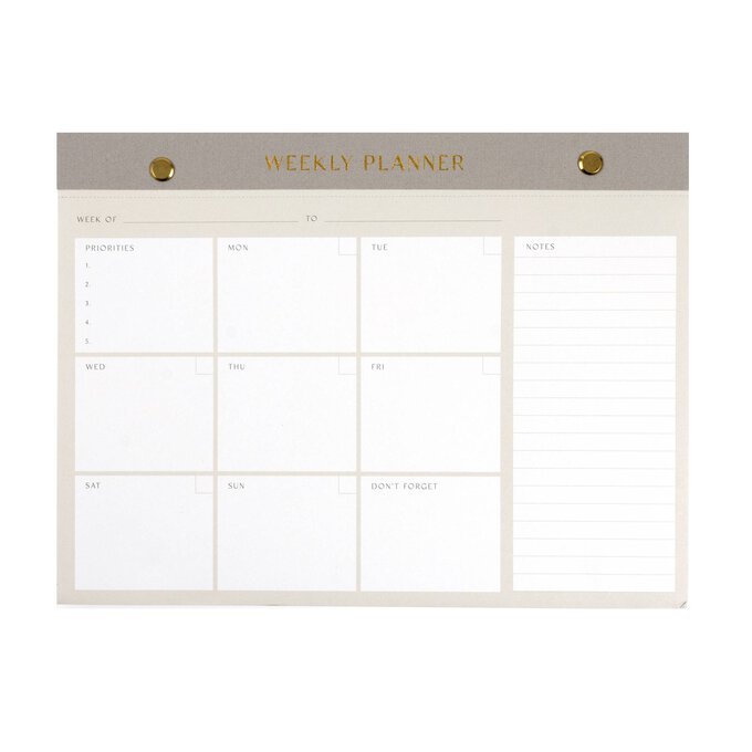 Weekly Planner List Pad | Hobbycraft