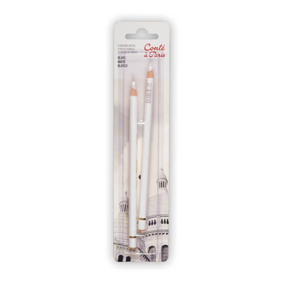 Conte a Paris White Pastel Pencils 2 Pack | Hobbycraft