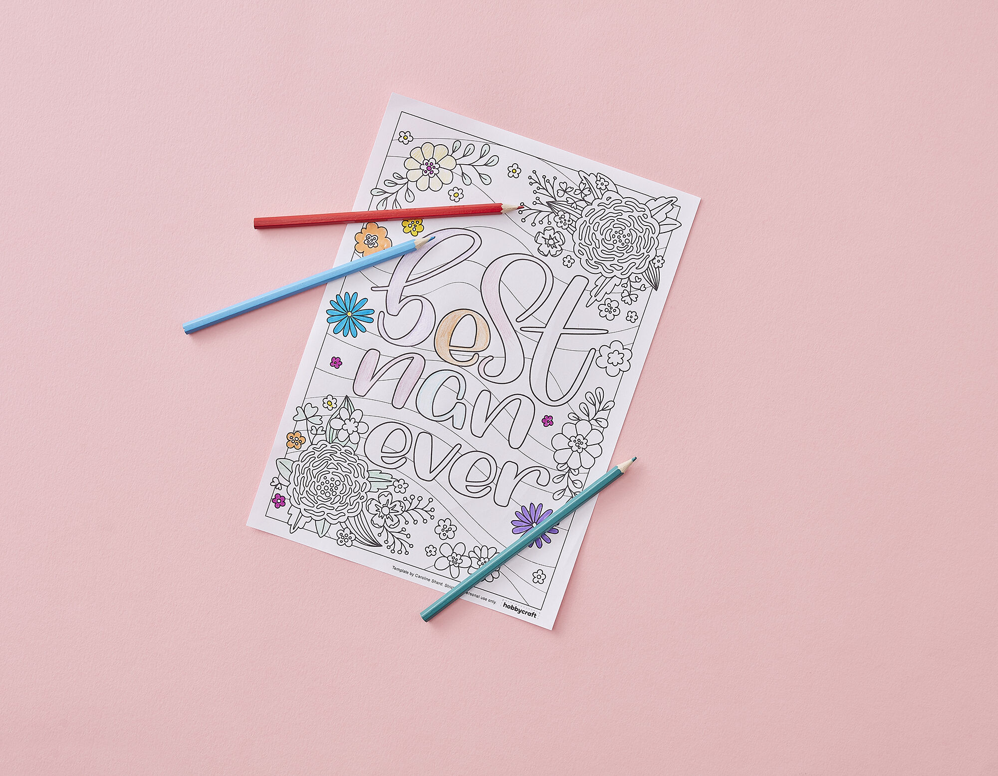 Free Best Nan Colouring Sheet | Hobbycraft