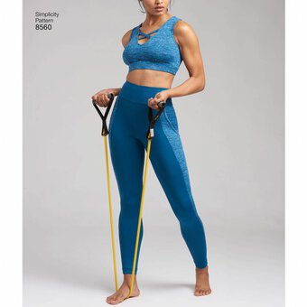 Simplicity Sports Bras Sewing Pattern 8560 | Hobbycraft