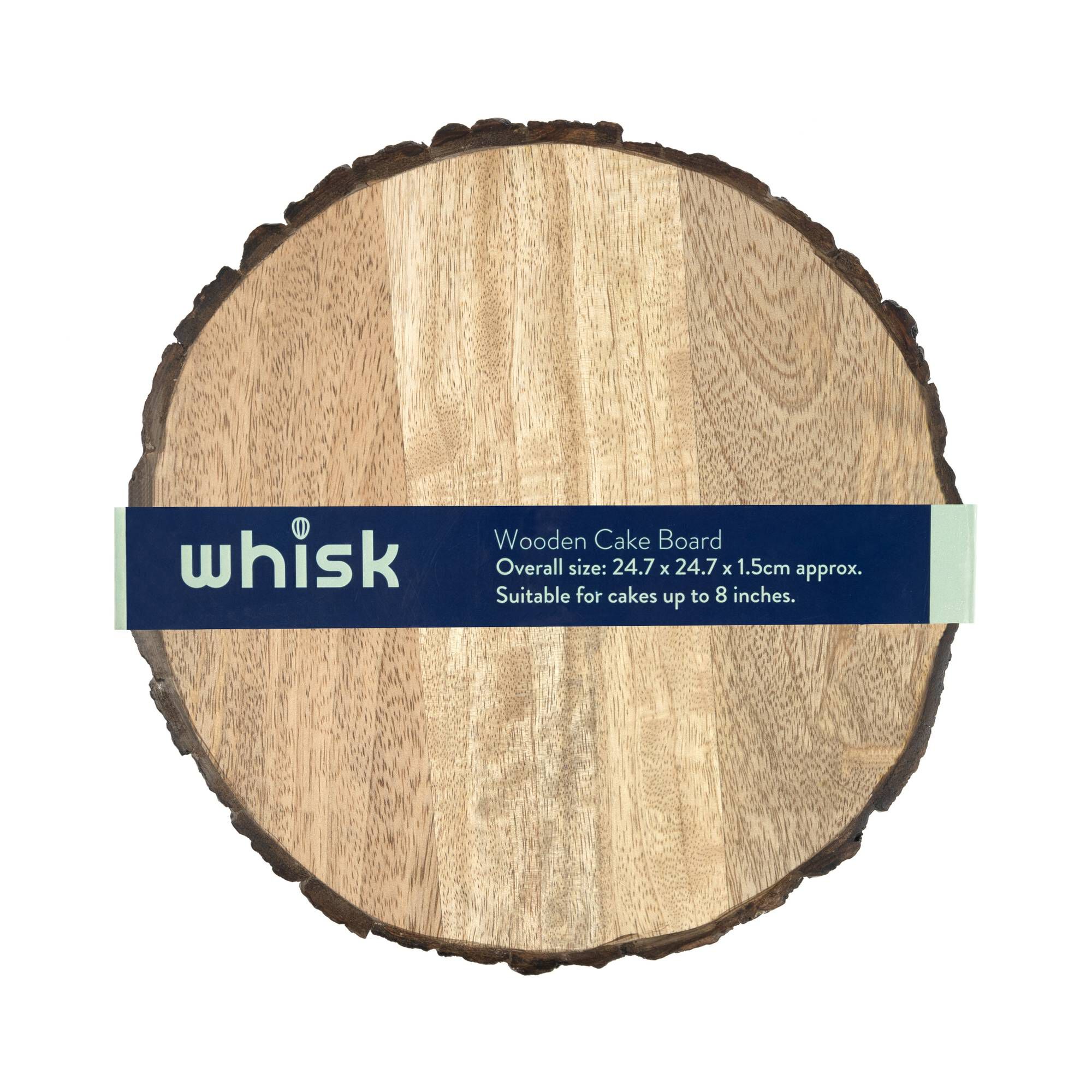 Whisk Wooden Cake Board 8 Inches | Hobbycraft