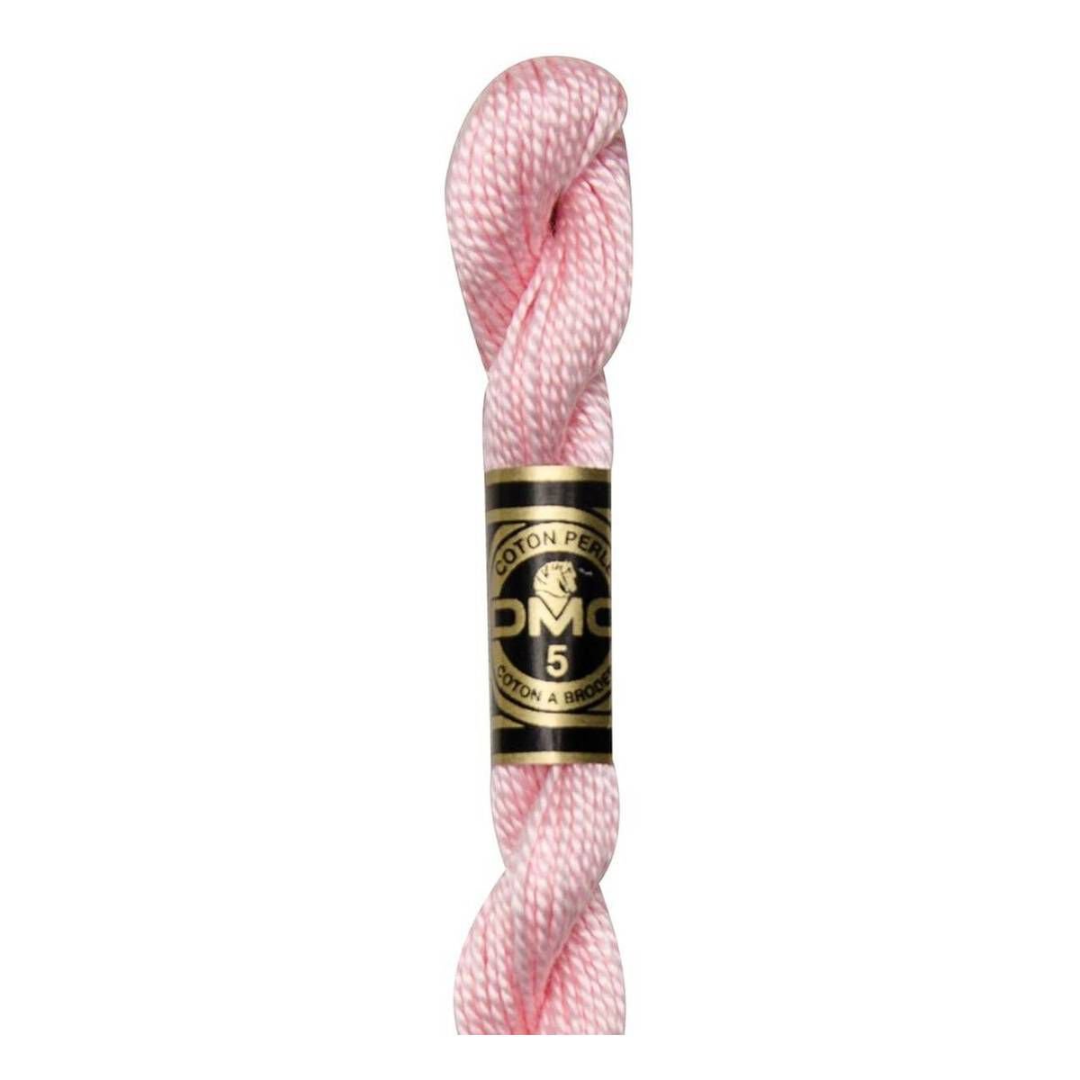 DMC Pink Pearl Cotton Thread Size 5 25m (963) | Hobbycraft