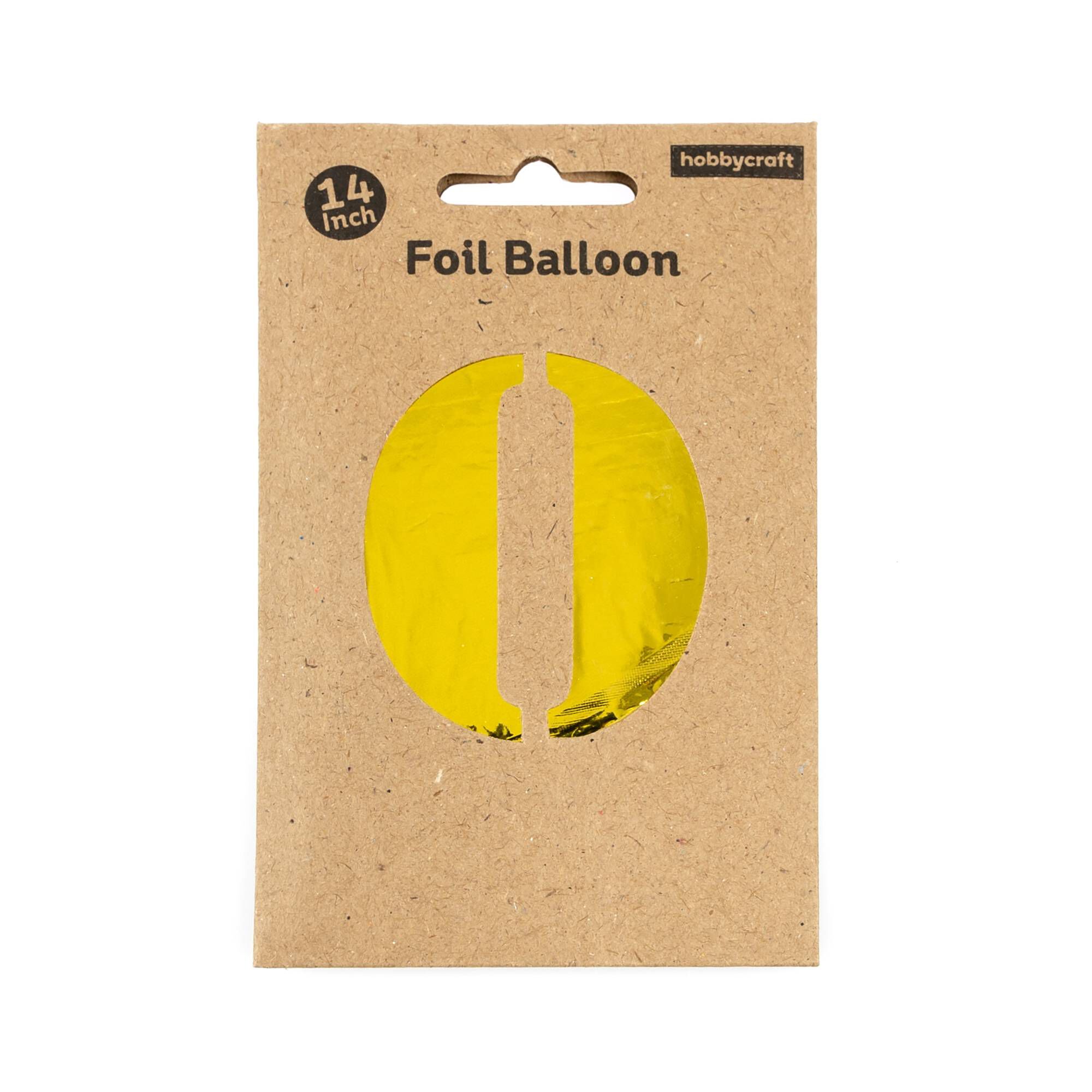 Gold Foil Letter O Balloon | Hobbycraft