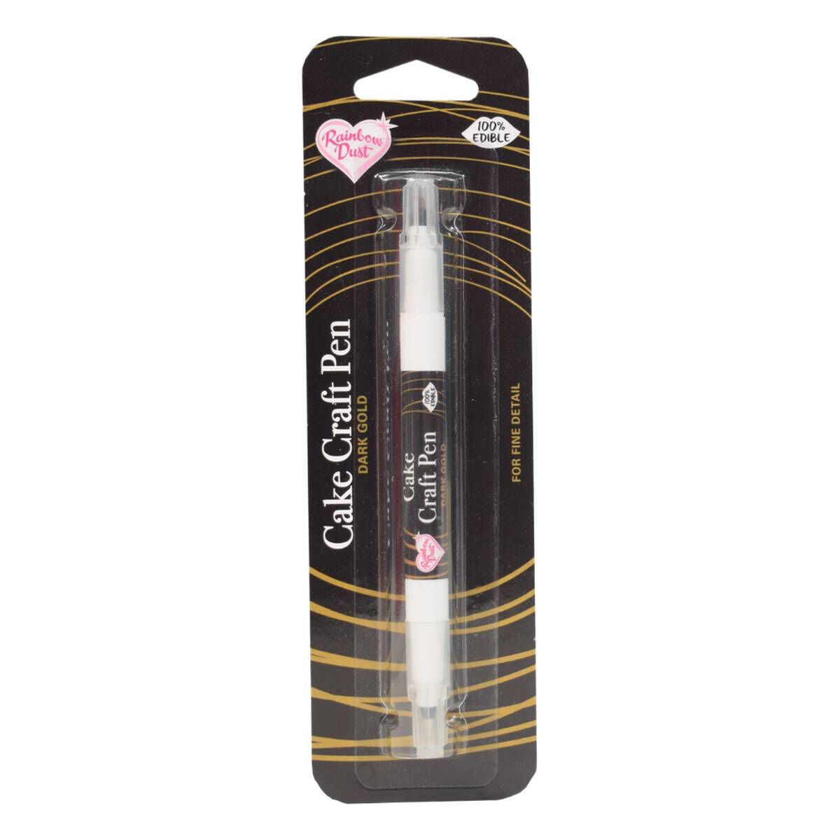 Rainbow Dust Dark Gold Double-Ended Edible Food Pen | Hobbycraft
