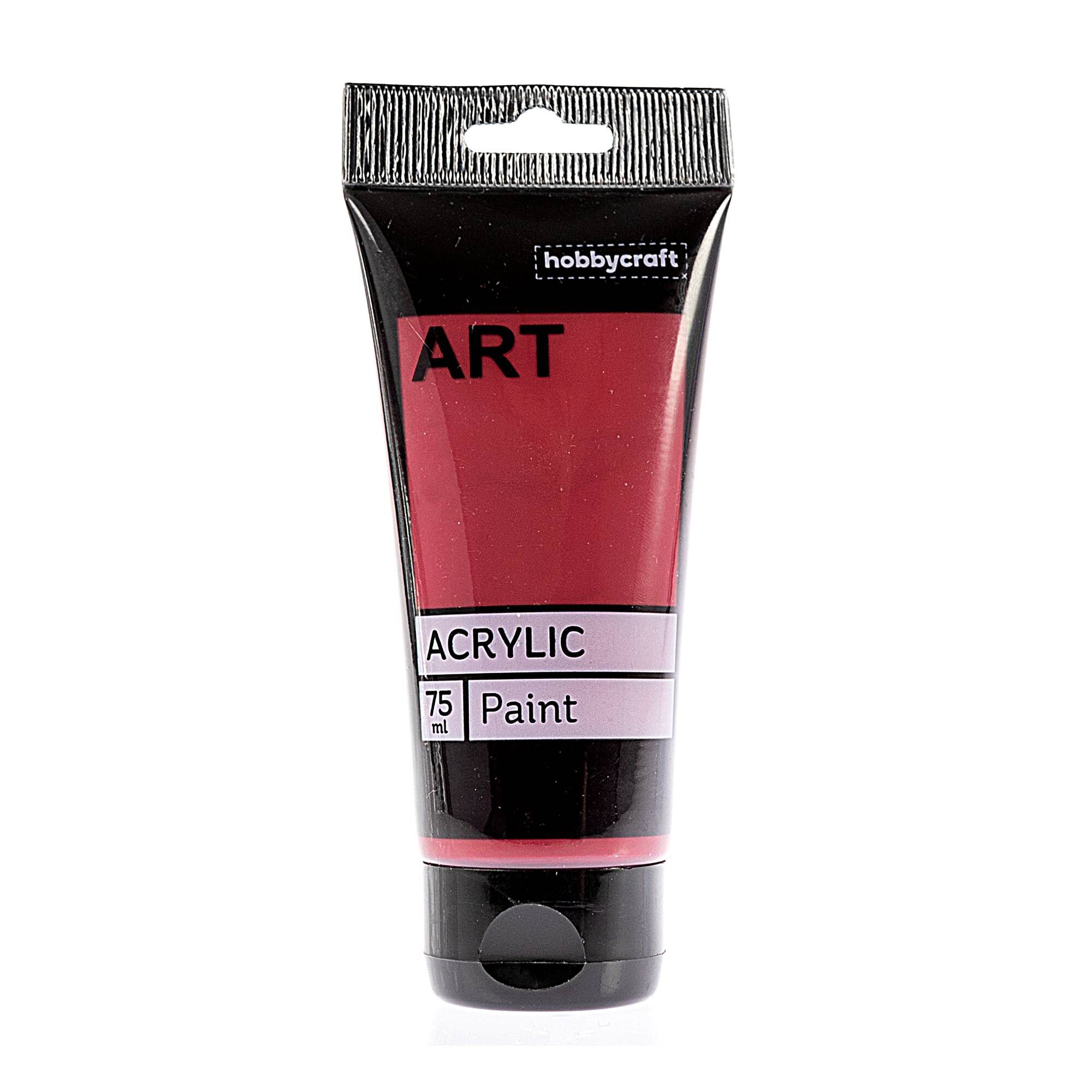 Burgundy Art Acrylic Paint 75ml | Hobbycraft