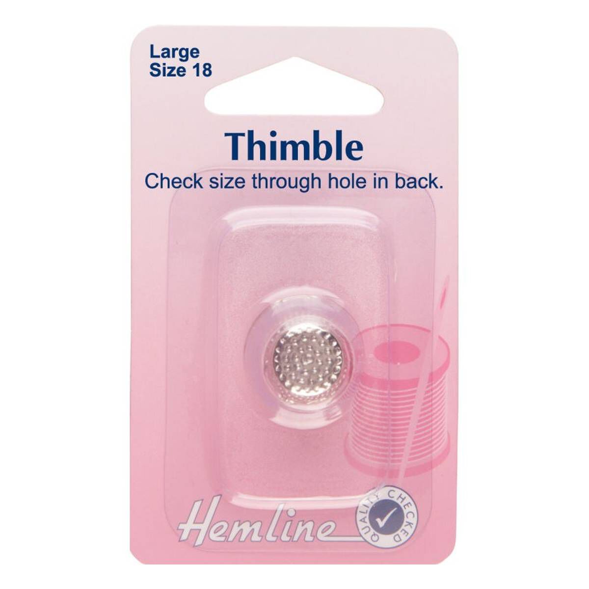 Hemline Large Thimble | Hobbycraft
