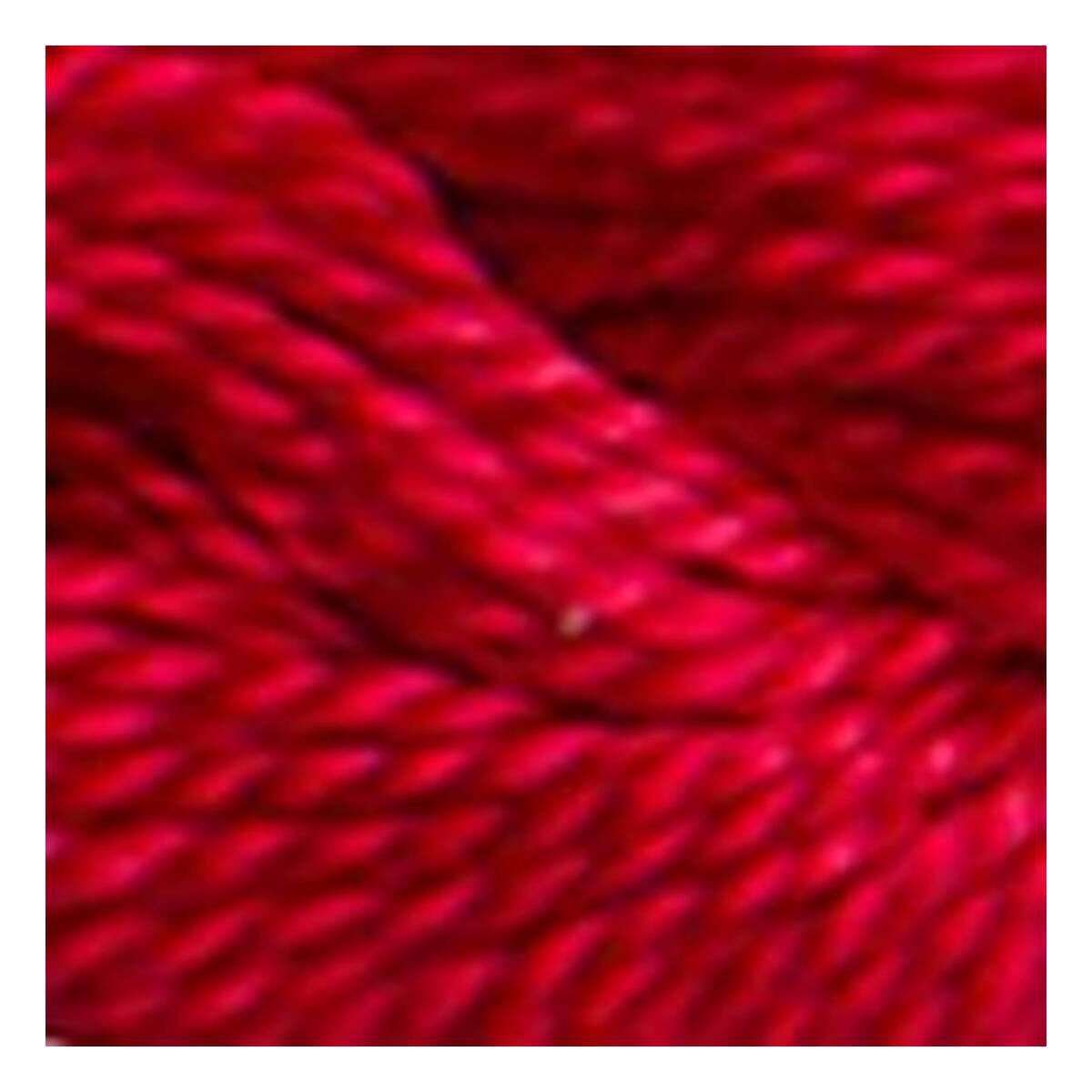 DMC Red Pearl Cotton Thread Size 5 25m (321) | Hobbycraft