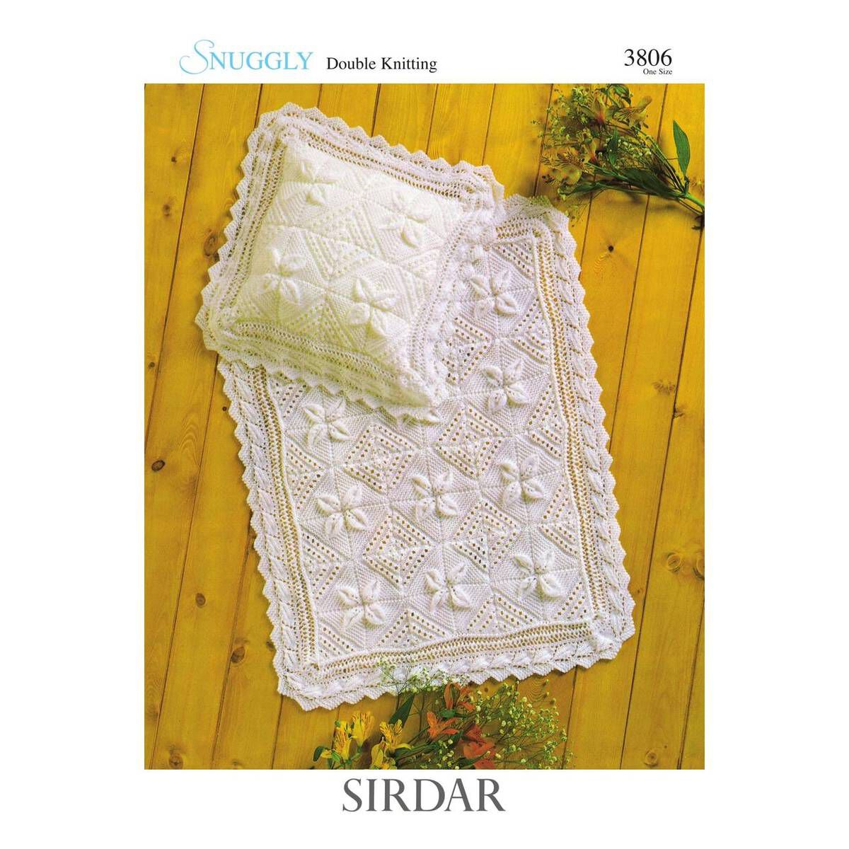 Sirdar Snuggly DK Blanket and Pillowcase Digital Pattern 3806 | Hobbycraft