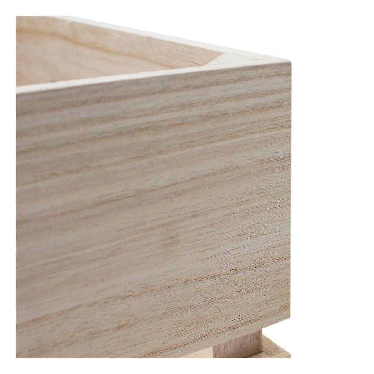 Natural Wooden Crate 40cm x 30cm x 18cm | Hobbycraft