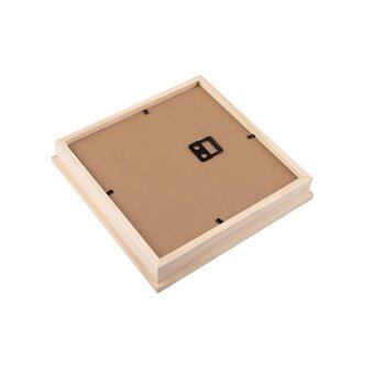 Light Wood Deep Box Frame 15cm x 15cm | Hobbycraft