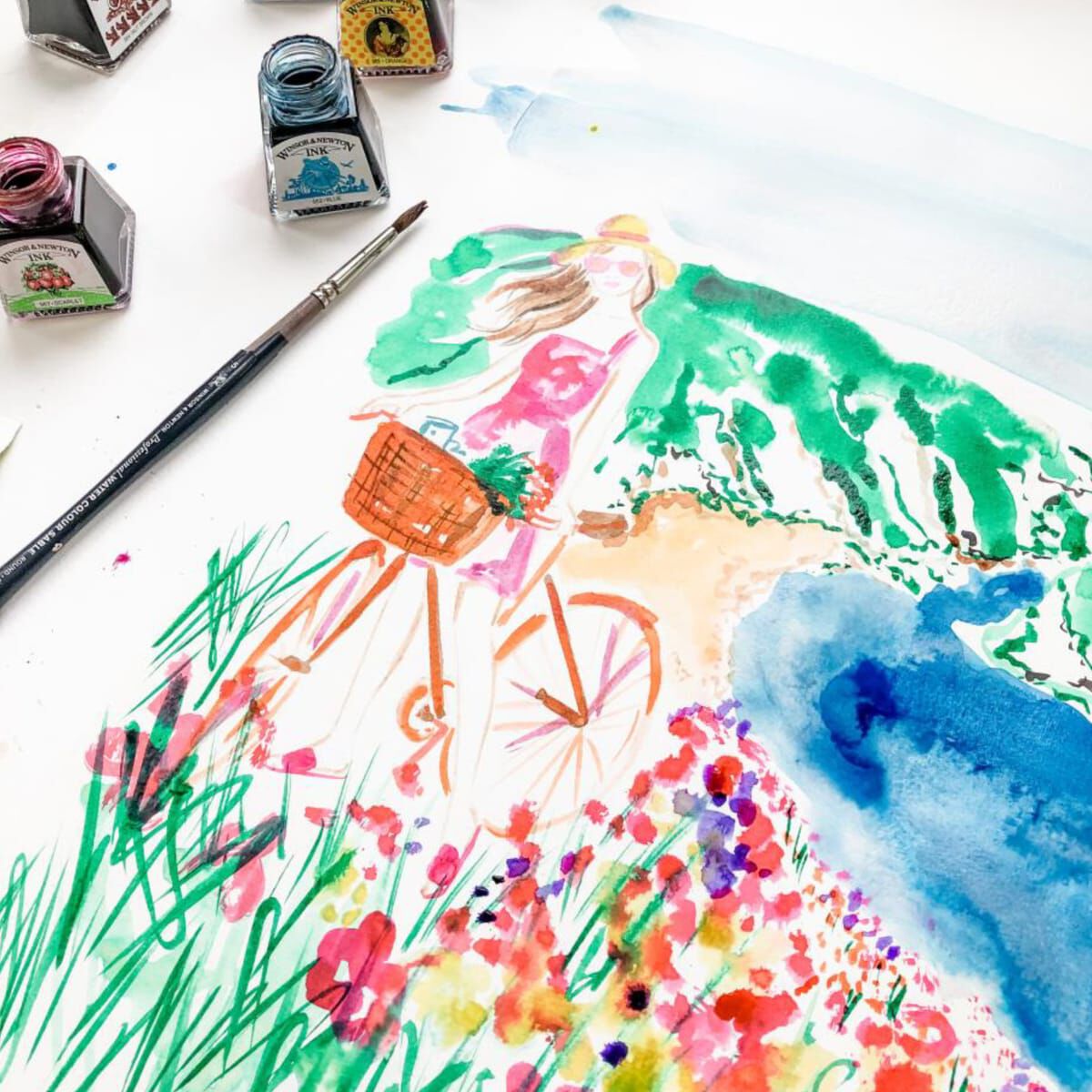 Get Started in Drawing Inks with Eleni Sofroniou and Winsor and Newton ...
