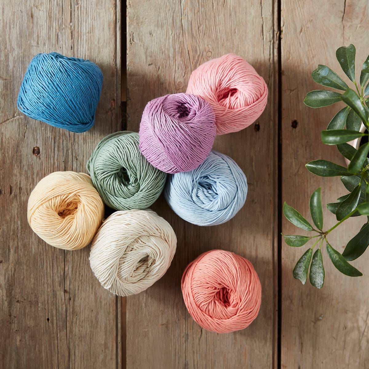 Knitcraft Blue It's Only Natural Light DK Yarn 50g | Hobbycraft