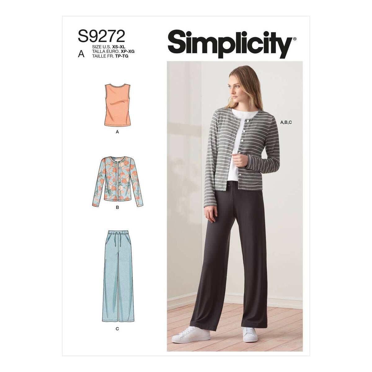 Simplicity Women’s Separates Sewing Pattern S9272 (XS-XL) | Hobbycraft