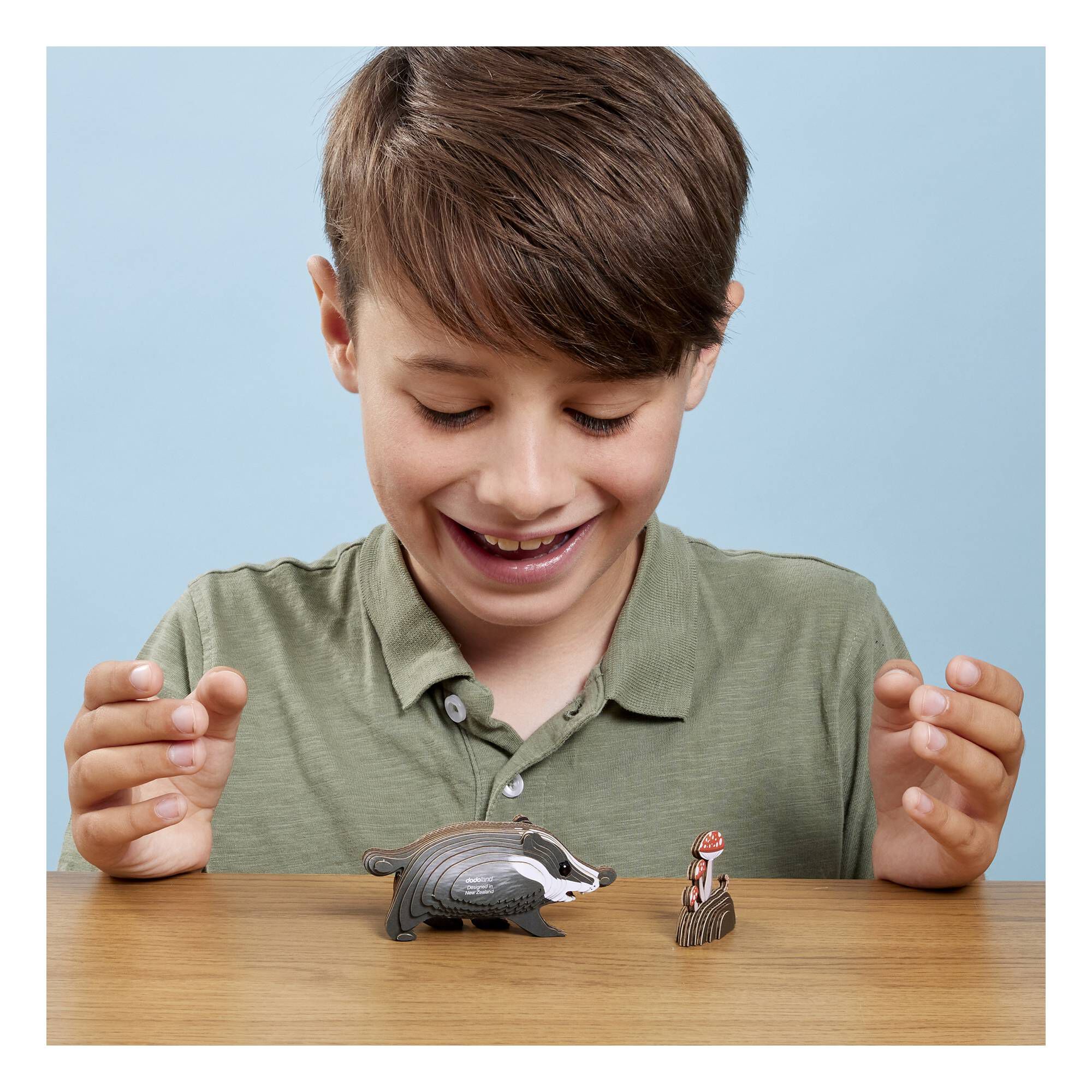 Eugy 3D Badger Model | Hobbycraft