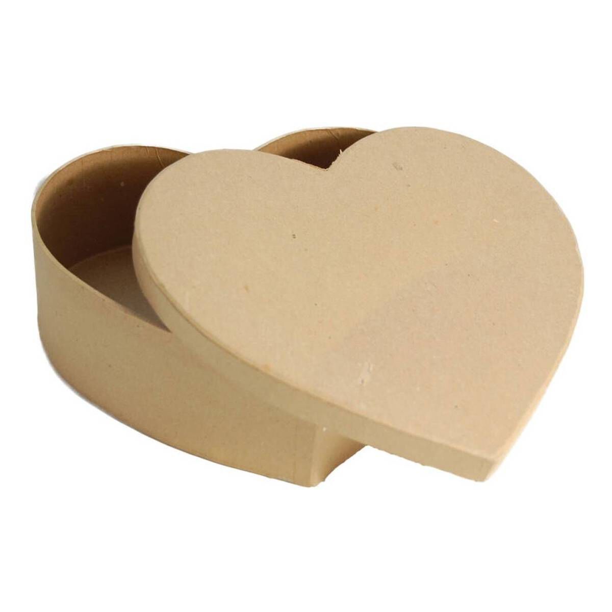 Mache Heart Box 18cm | Hobbycraft