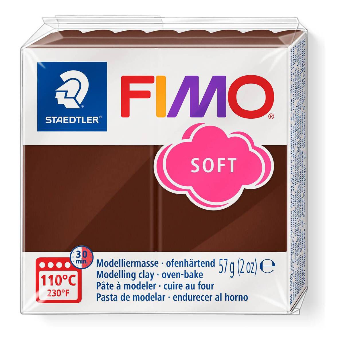 Fimo Soft Chocolate Modelling Clay 57g | Hobbycraft