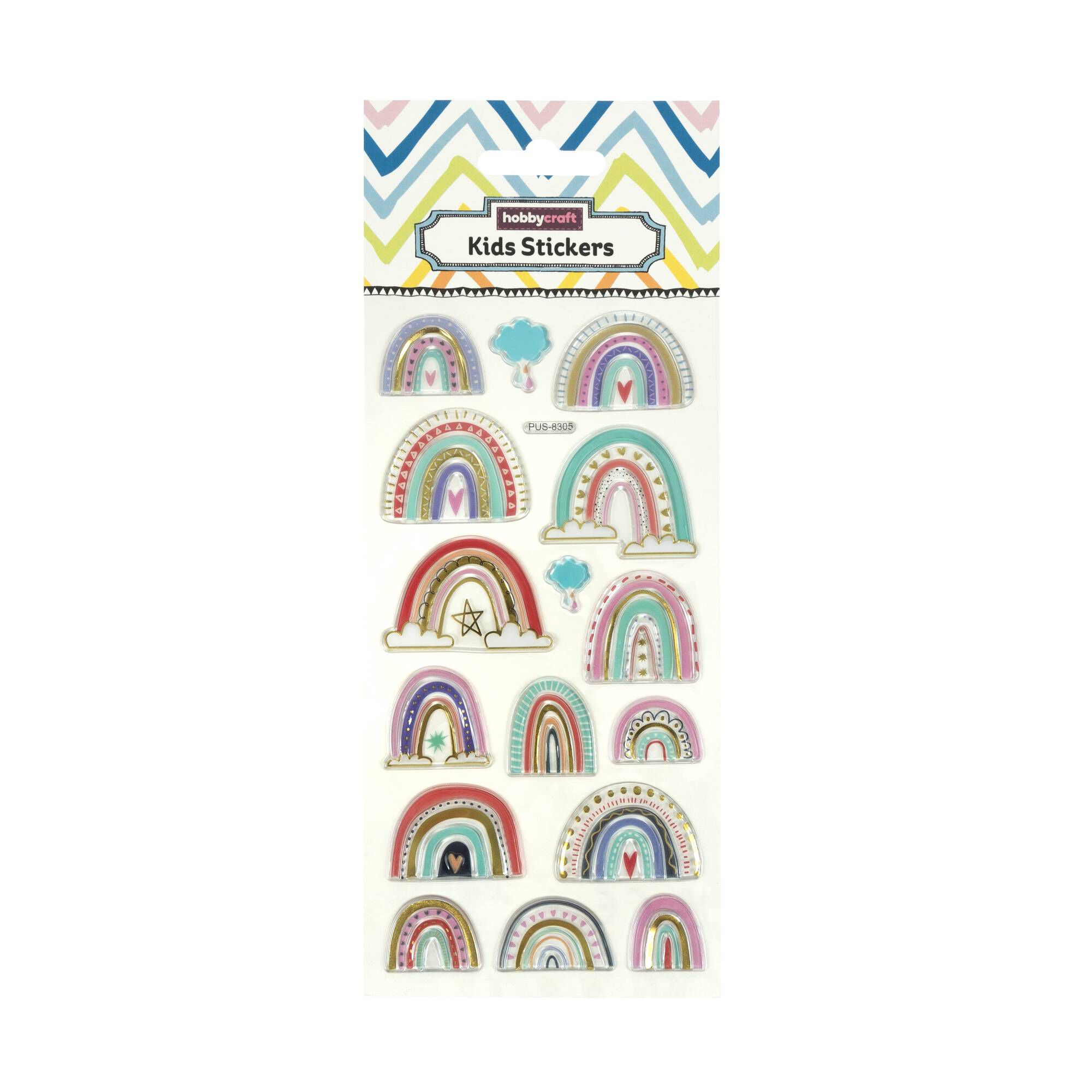 Rainbow Gel Stickers | Hobbycraft